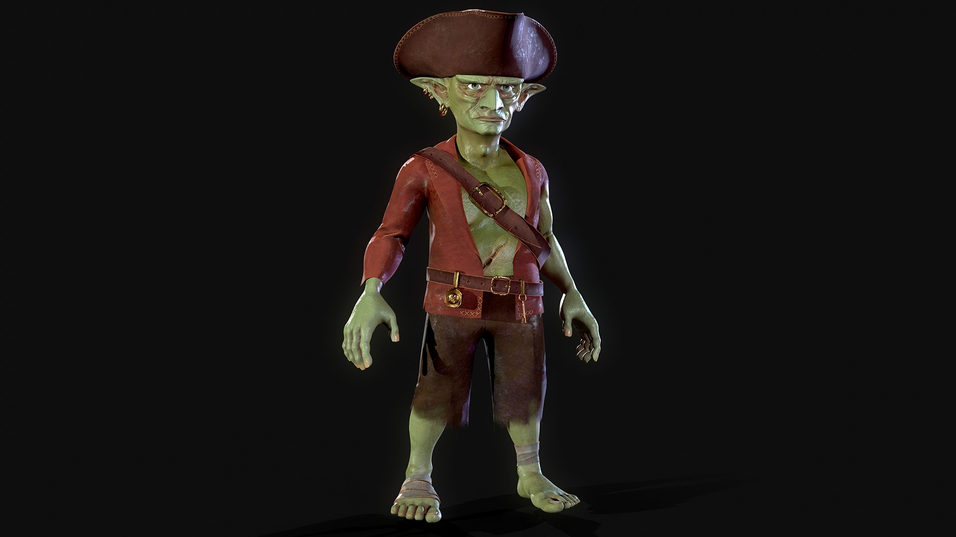 Goblin pirate in Characters - UE Marketplace