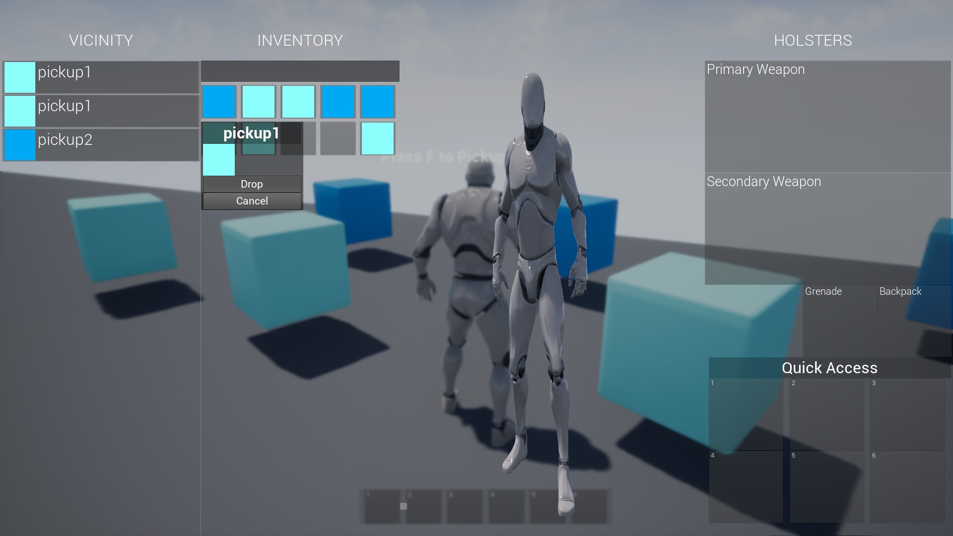 Advanced Drag & Drop Inventory System with Action Bar in Blueprints ...