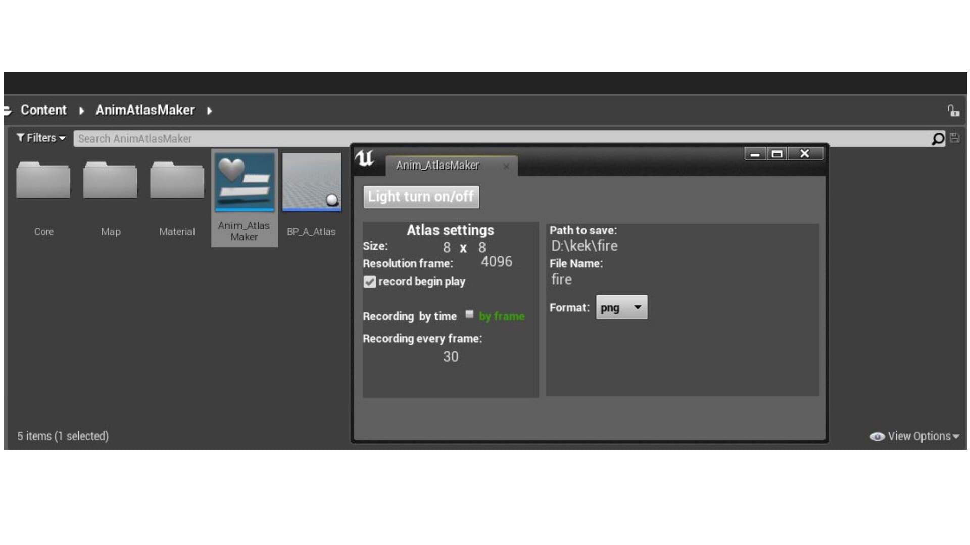 Animate Atlas Maker in 2D Assets - UE Marketplace