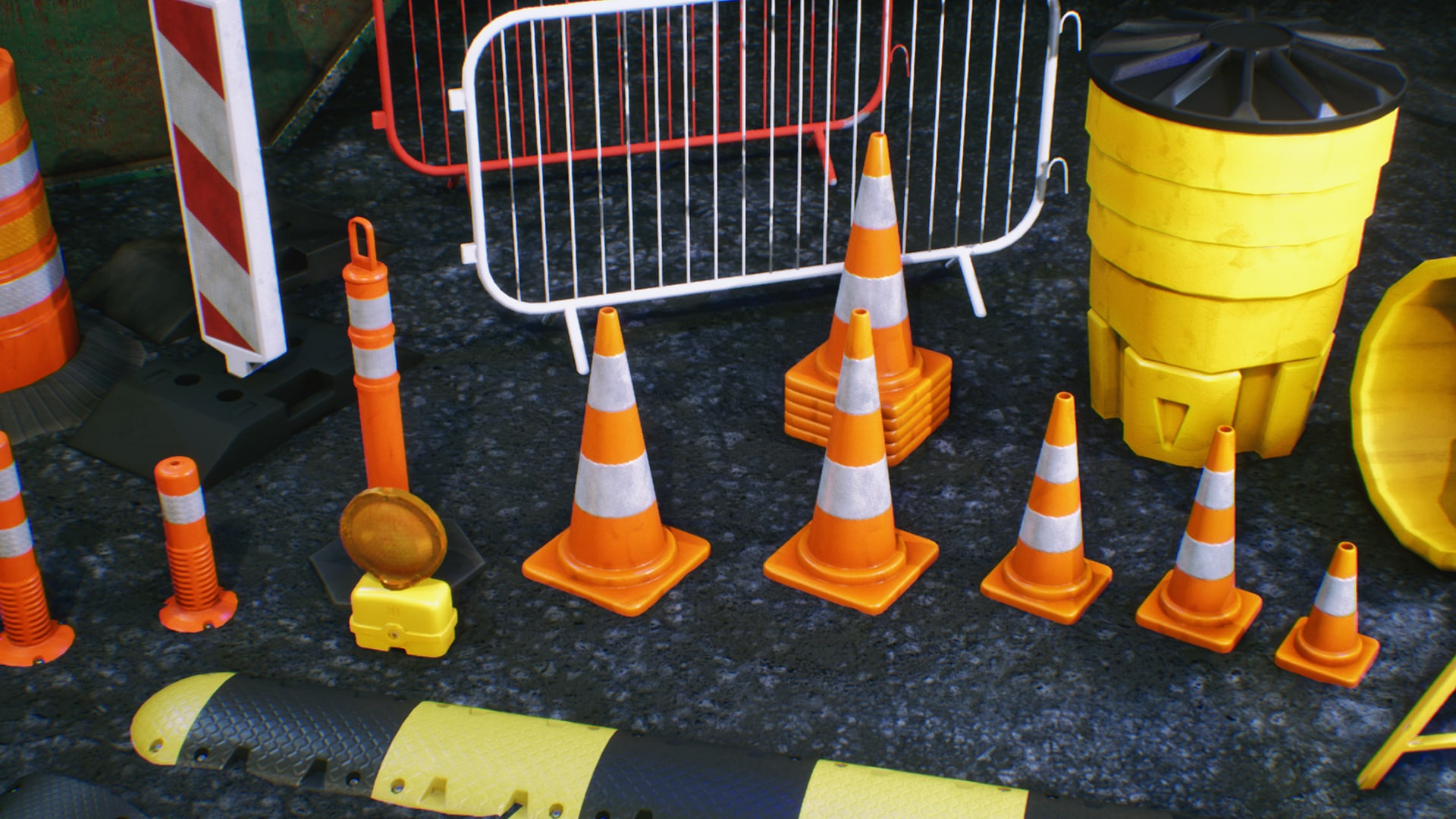 Traffic Props VOL. 1 in Props - UE Marketplace