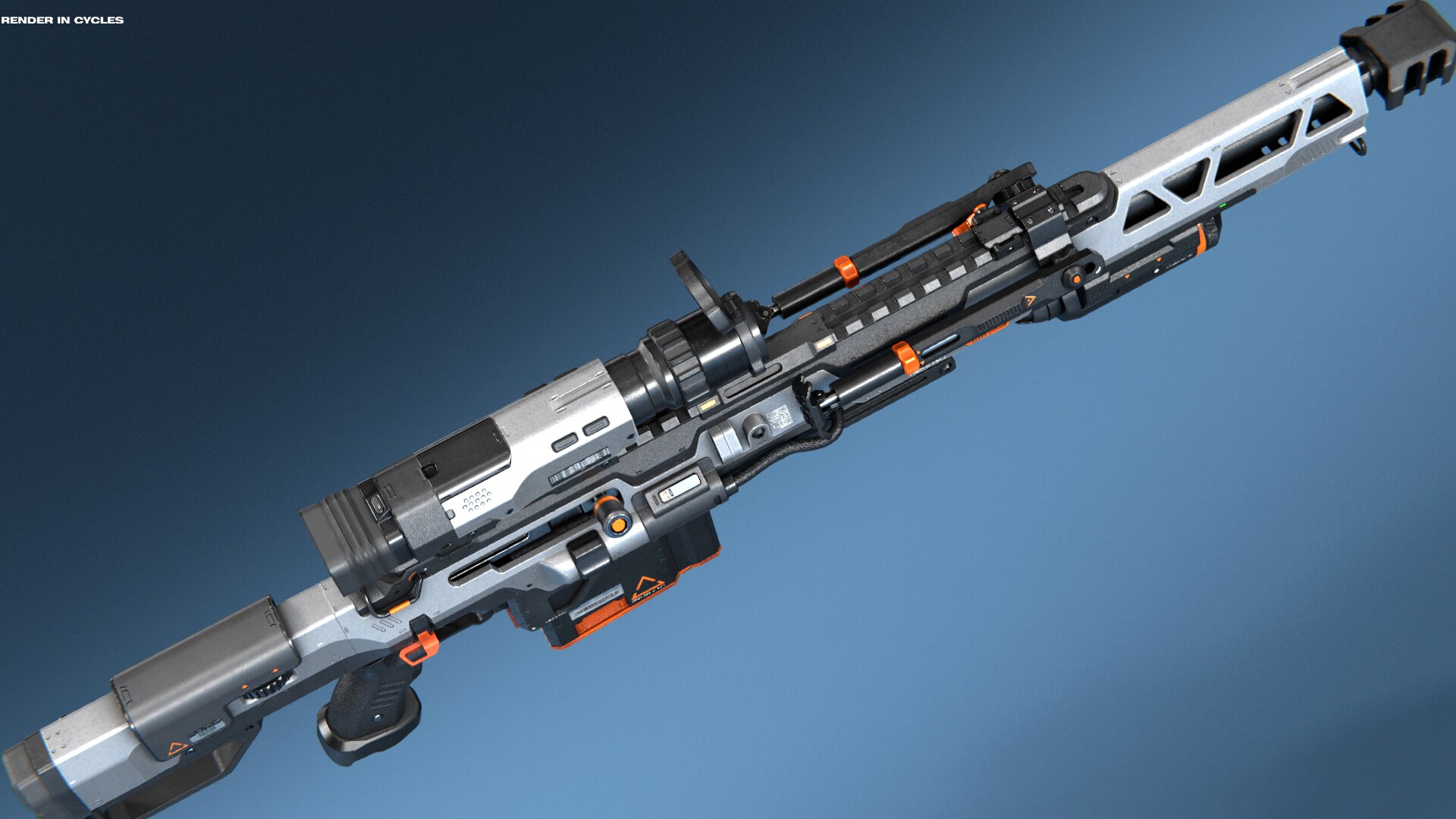 SCI-FI Sniper Rifle, 카테고리 무기 - UE 마켓플레이스