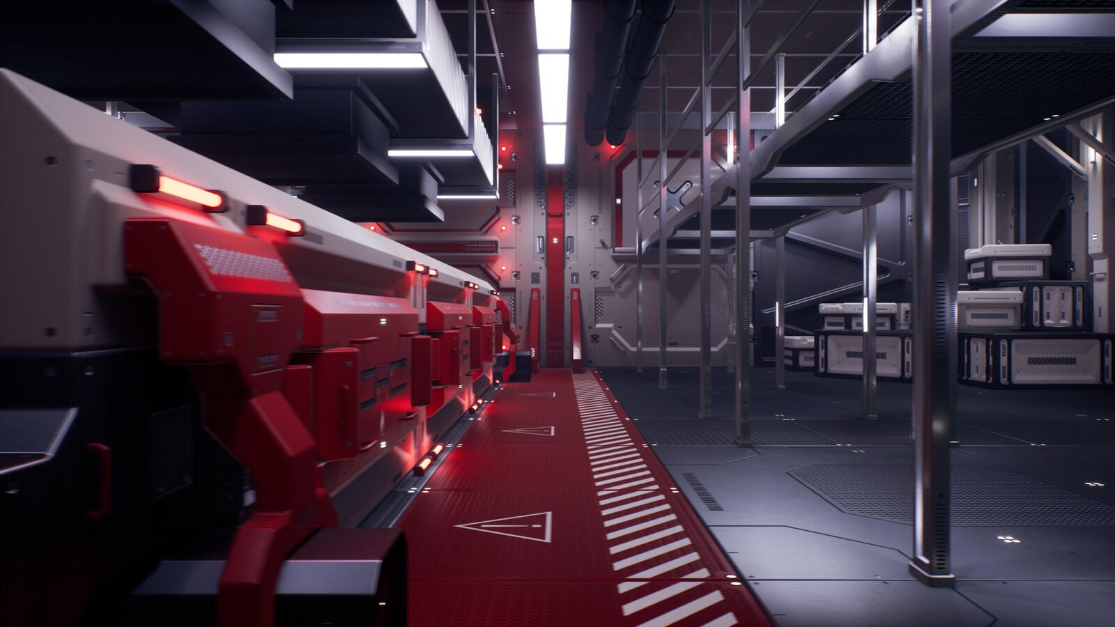 Modular Sci-Fi Factory in Environments - UE Marketplace