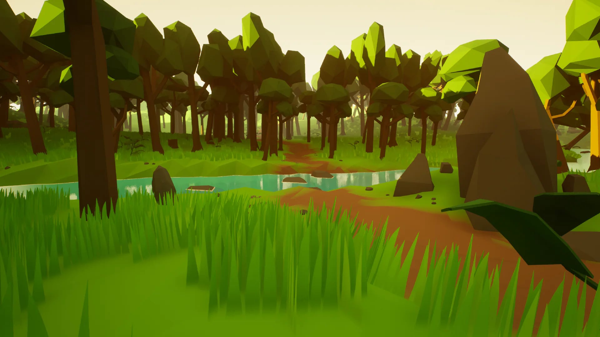在环境创建的Stylized Forest Landscape + Low poly Forest Vol.1 + Vol.2 - 虚幻引擎商城