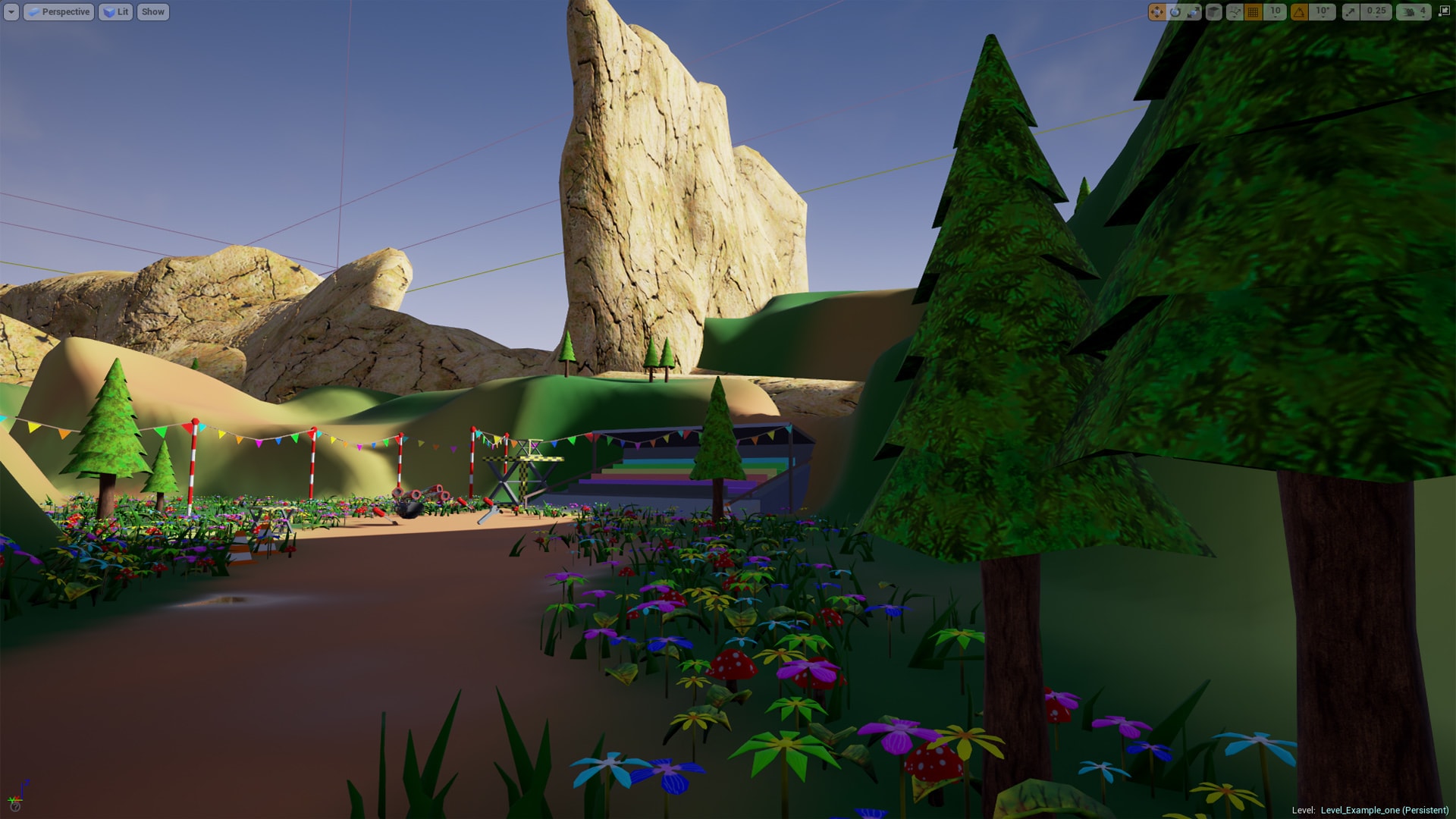ModularRoadTrackPack in Props - UE Marketplace