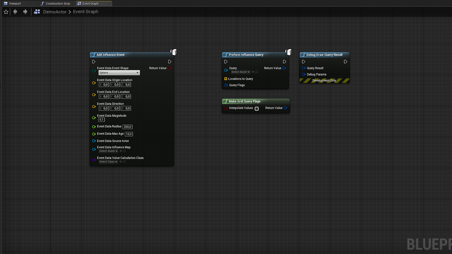 Influence System Plugin in Code Plugins - UE Marketplace
