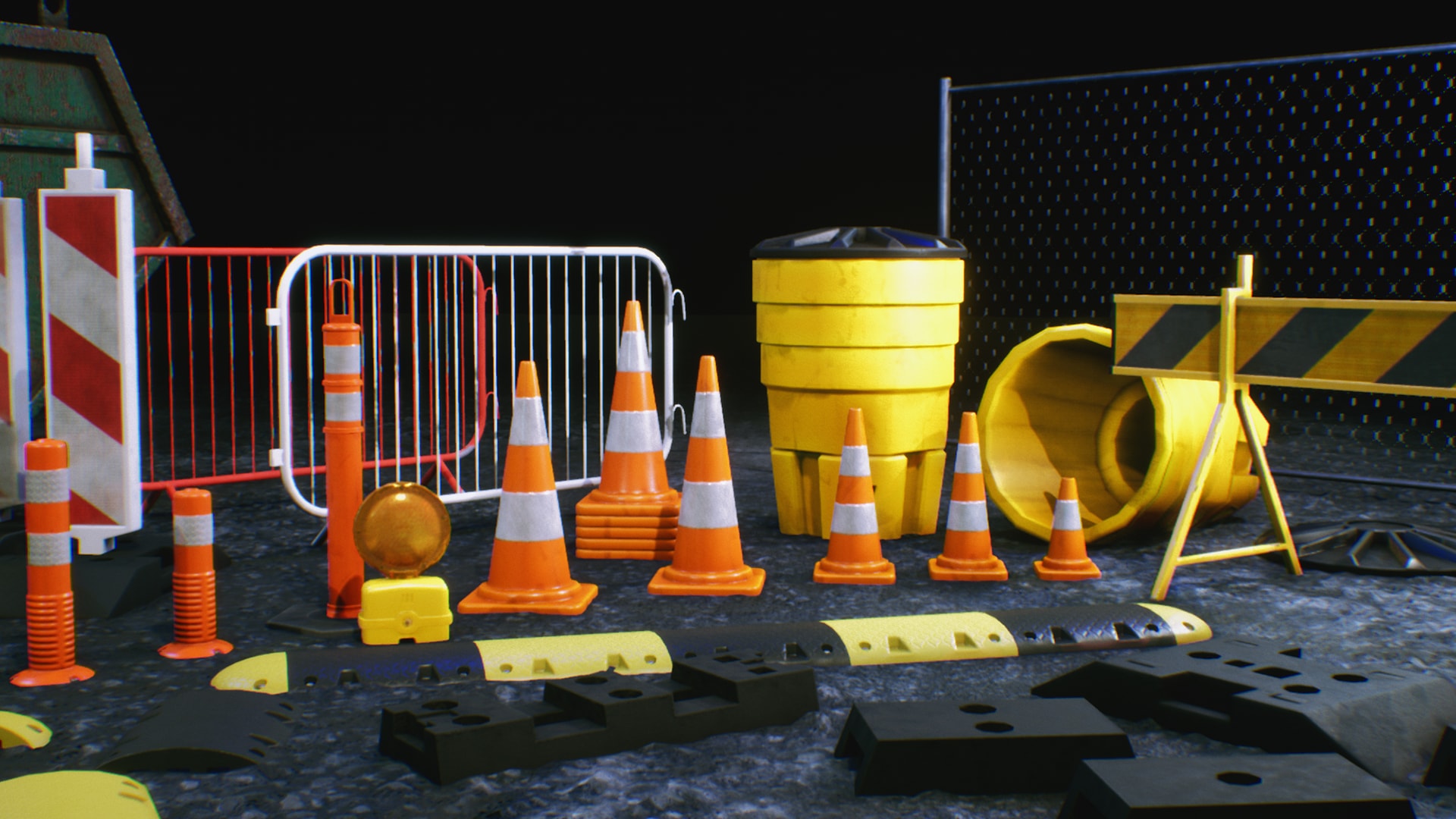 Traffic Props VOL. 1 in Props - UE Marketplace