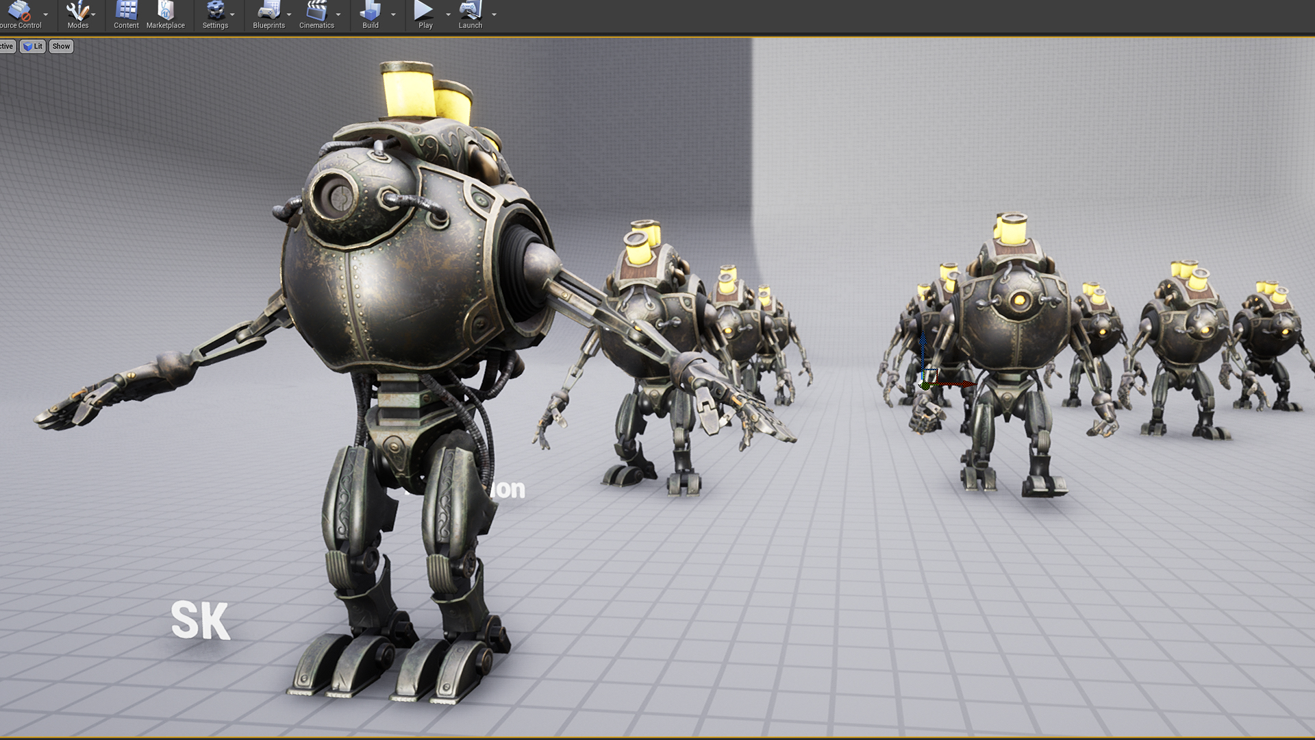 Steampunk character collection