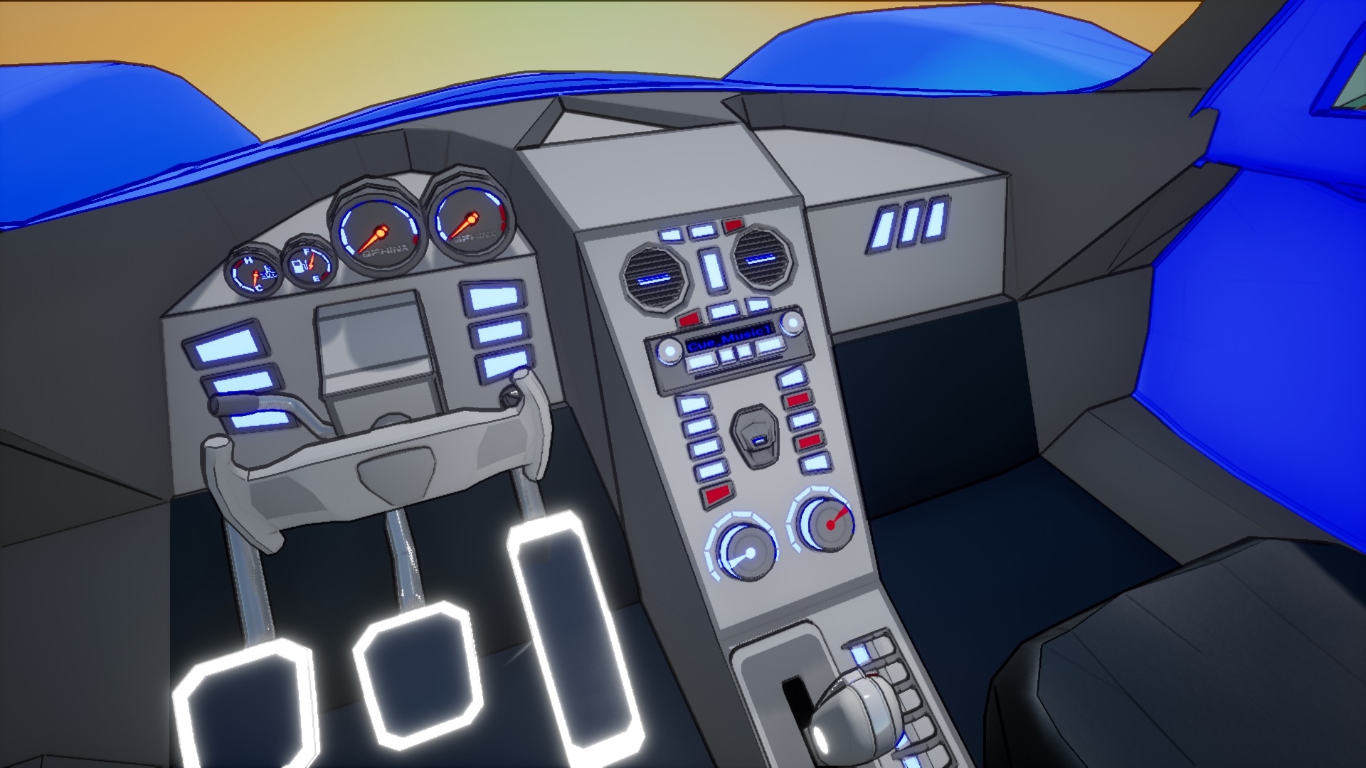 Hover cars with physics based customization in Blueprints - UE Marketplace