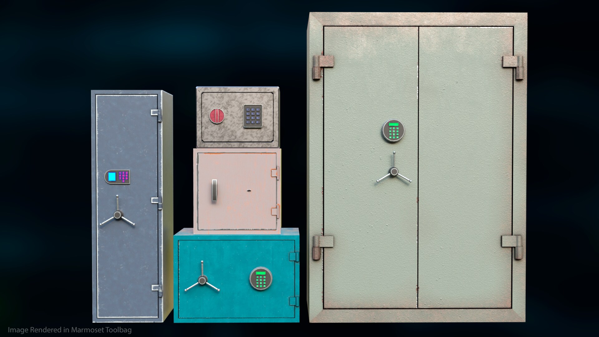 Interactive Lockers Collection, 카테고리 블루프린트 - UE 마켓플레이스