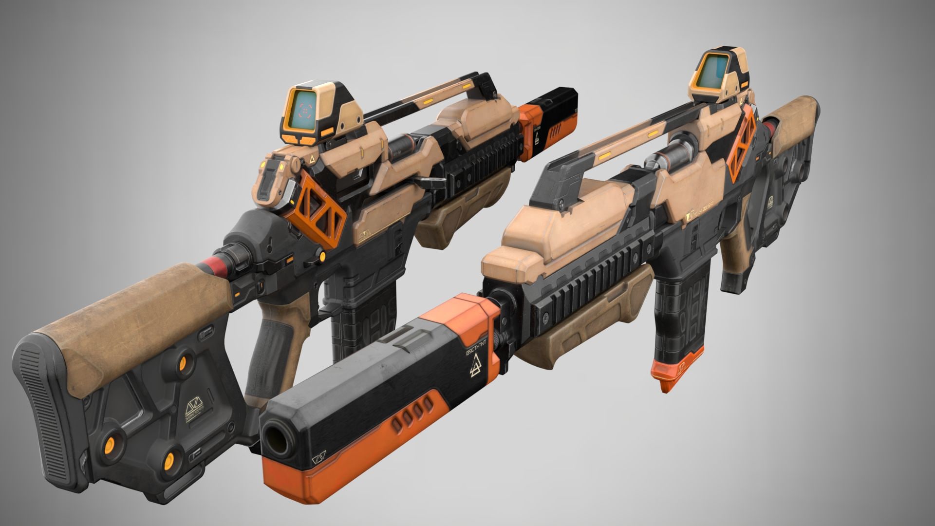 Sci-Fi Assault Rifle in Weapons - UE Marketplace