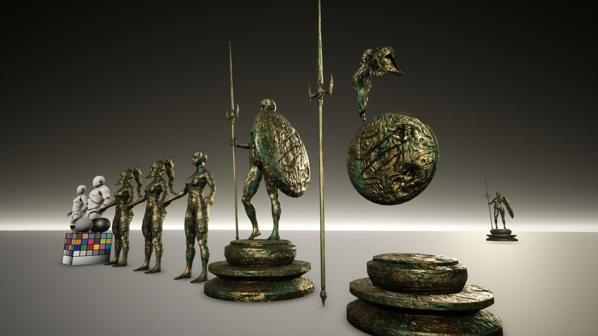 Ancient Bronze Statues v1 - Athena (Basic Version), 카테고리 캐릭터 - UE 마켓플레이스