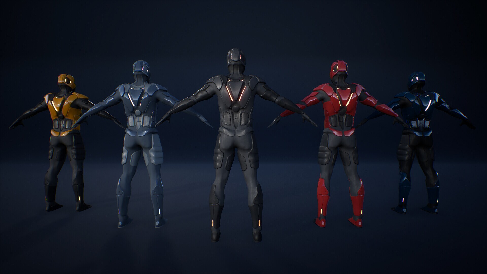 Sci-Fi Character Pack in Characters - UE Marketplace