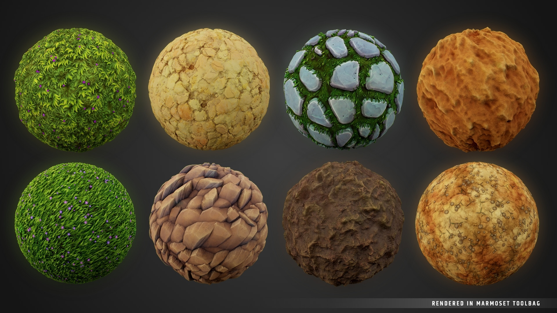 Stylized Fantasy Material Bundle in Materials - UE Marketplace