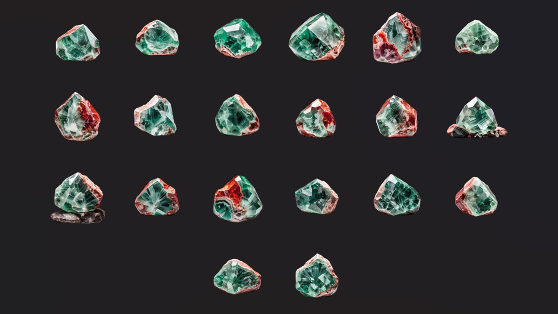 Mineral Stones PNG Set in 2D Assets - UE Marketplace