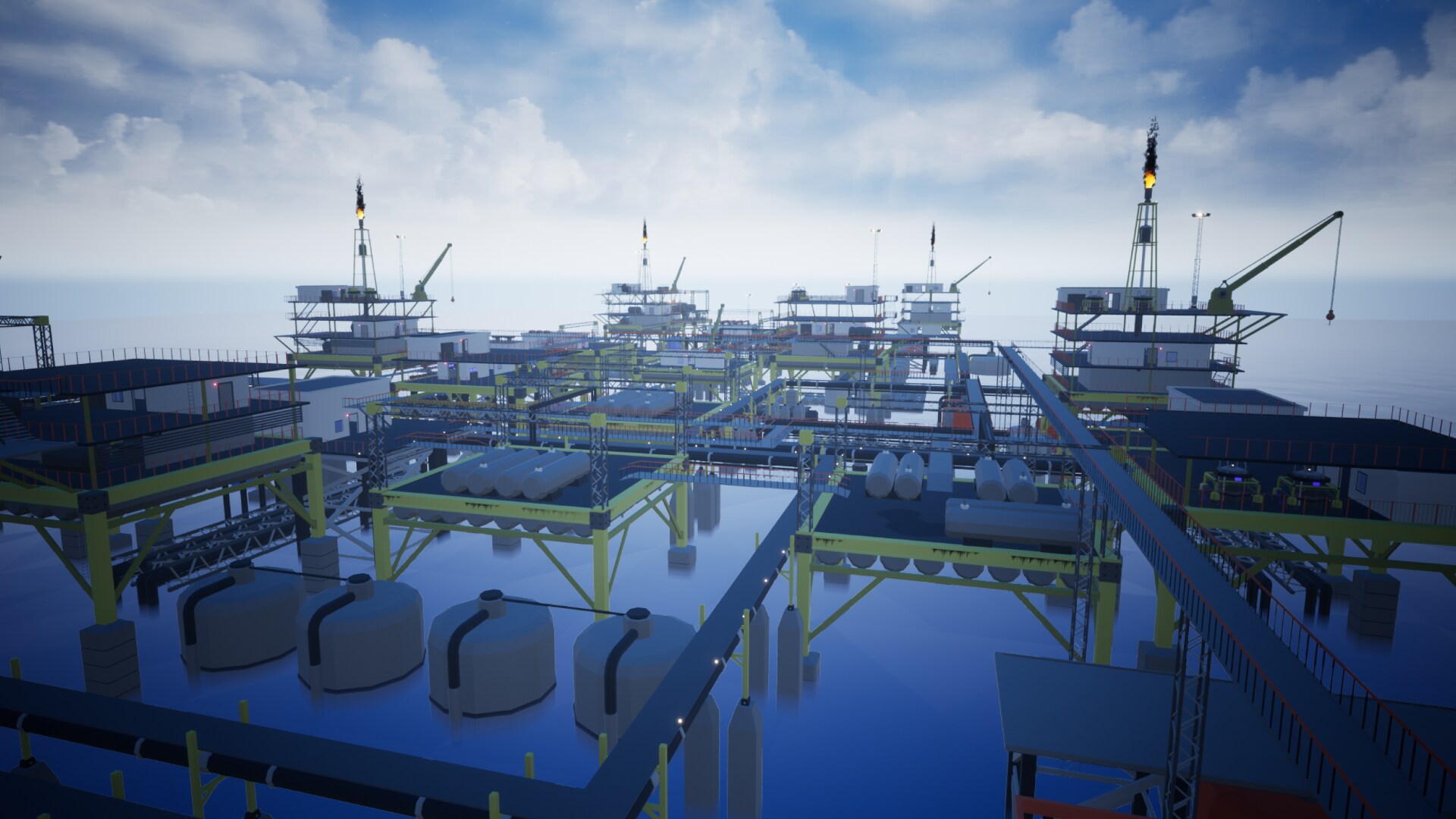 Polygon Style Refinery in Environments - UE Marketplace