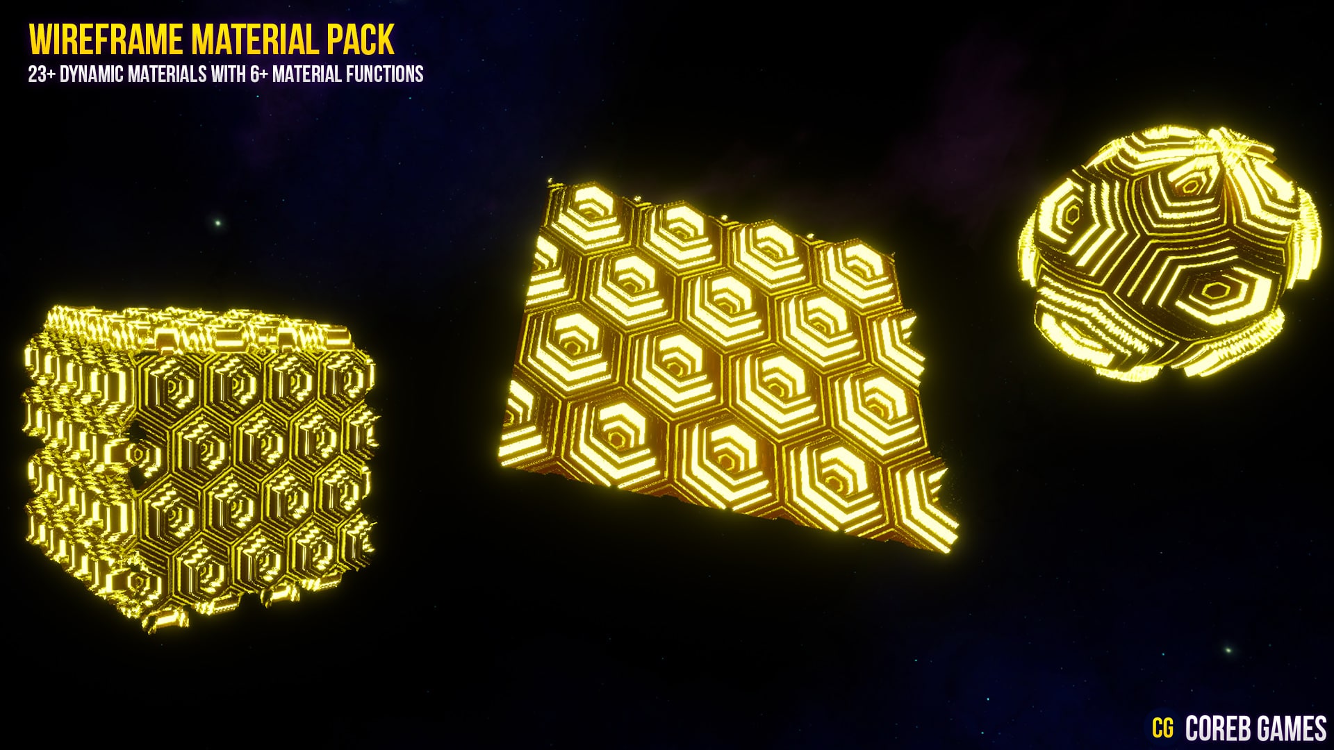 Wireframe Material Pack 2 In Materials Ue Marketplace
