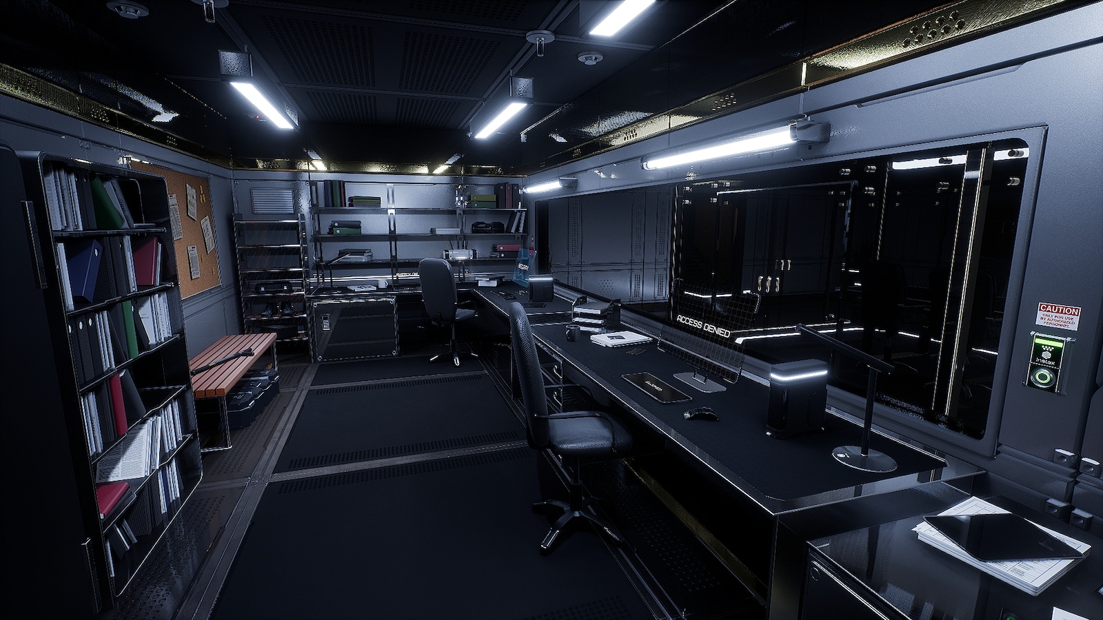 Modular Sci Fi Office in Environments - UE Marketplace