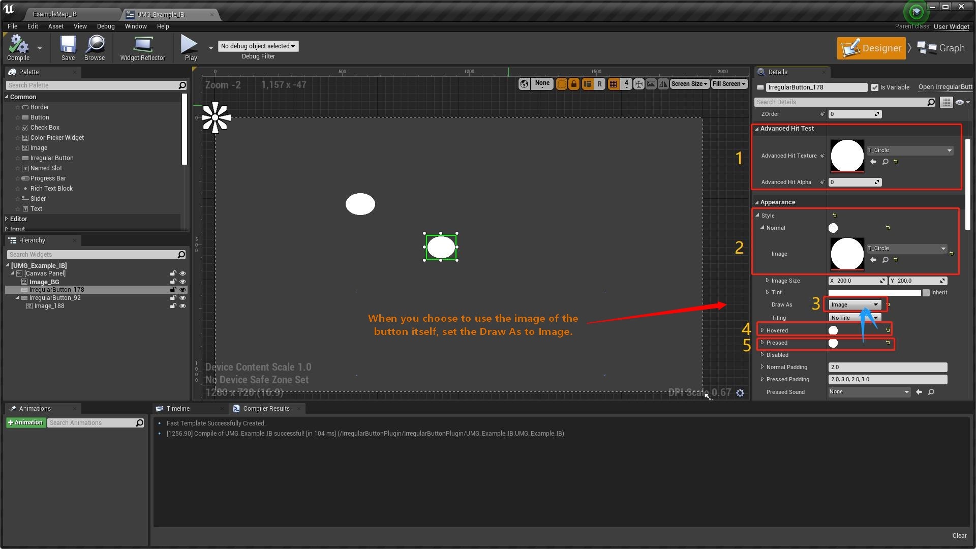 Widget Irregular Button in Code Plugins - UE Marketplace