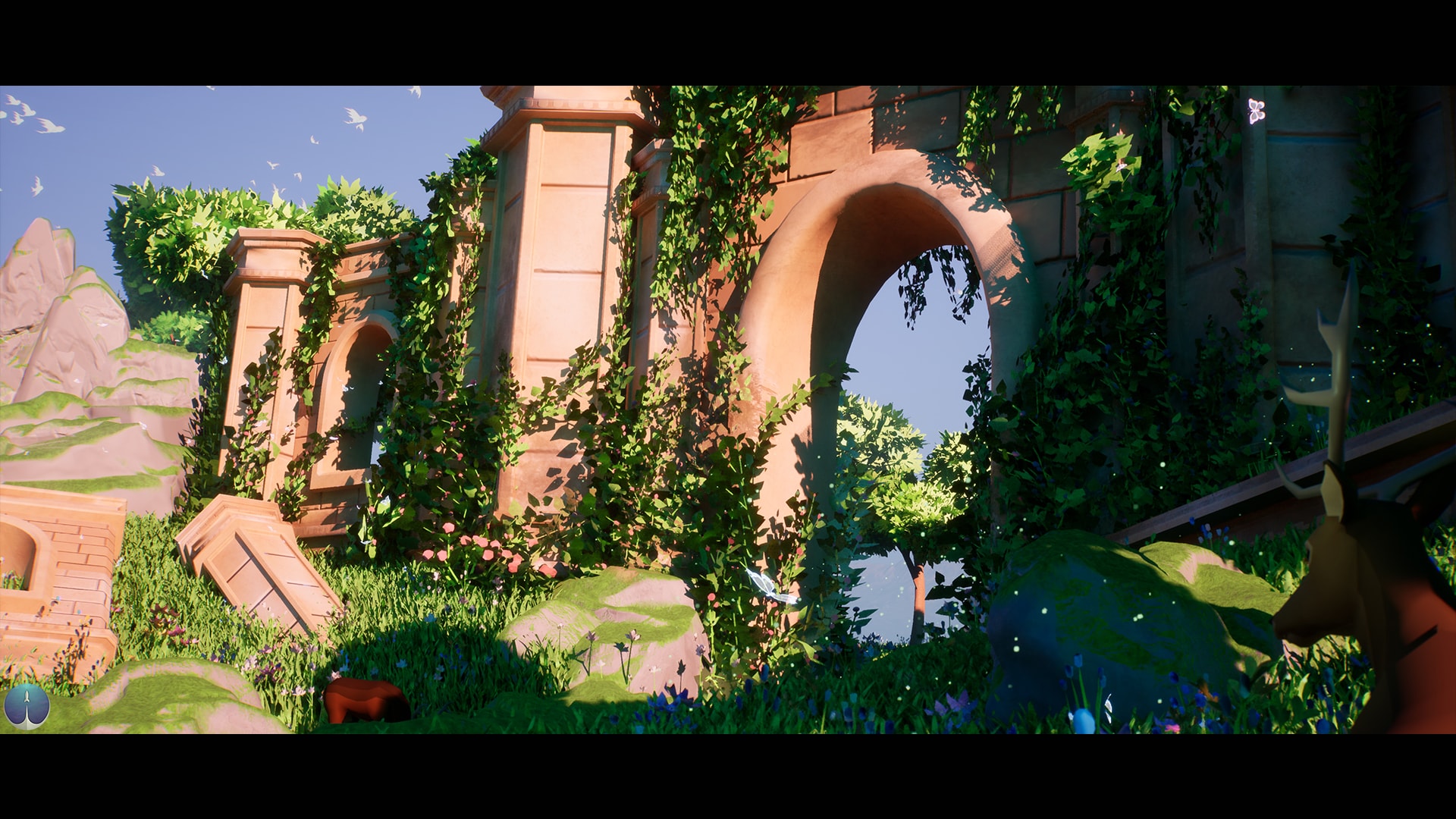 Overgrown Ruins Stylized Environment in Environments - UE Marketplace