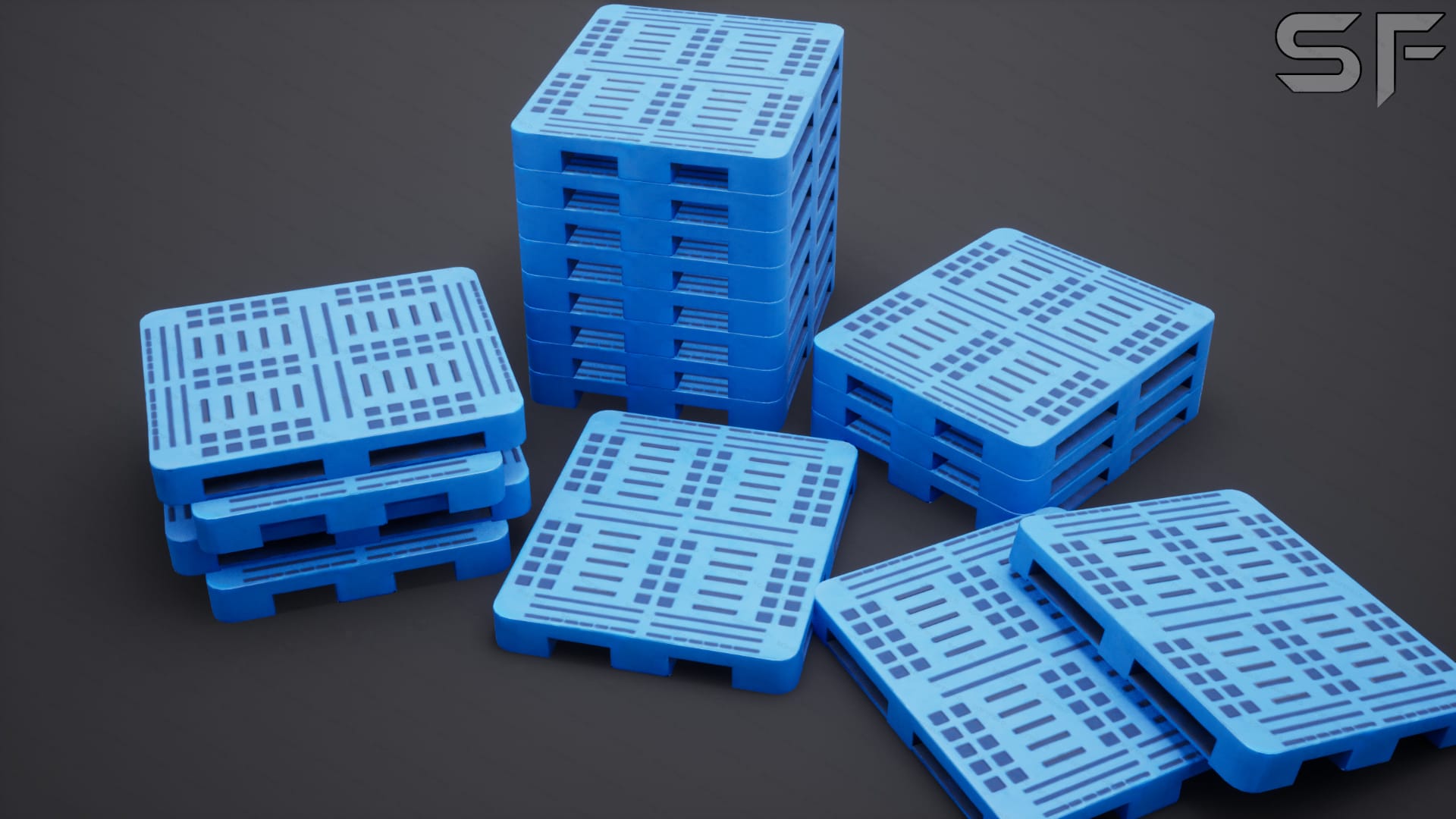 在道具创建的SoftField's Pallet Set - 虚幻引擎商城