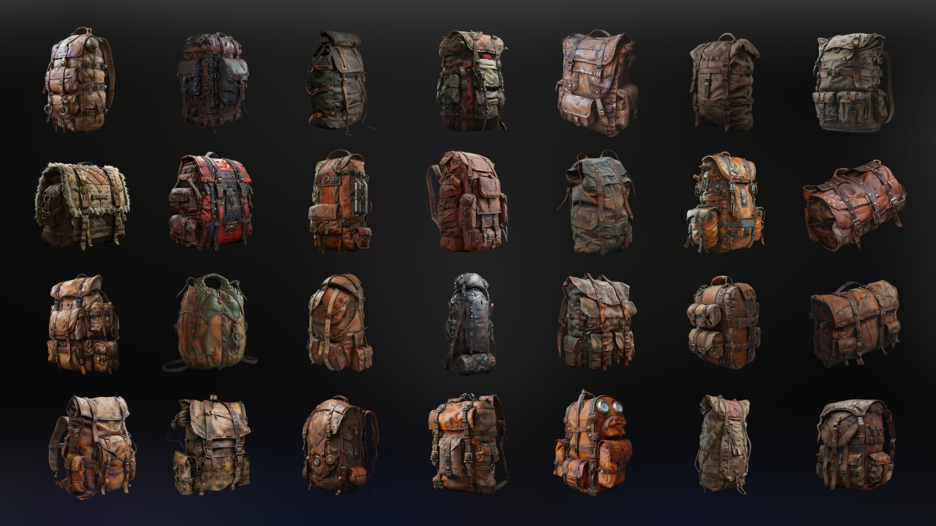 Travel Backpacks - Icon Pack, 카테고리 2D 애셋 - UE 마켓플레이스