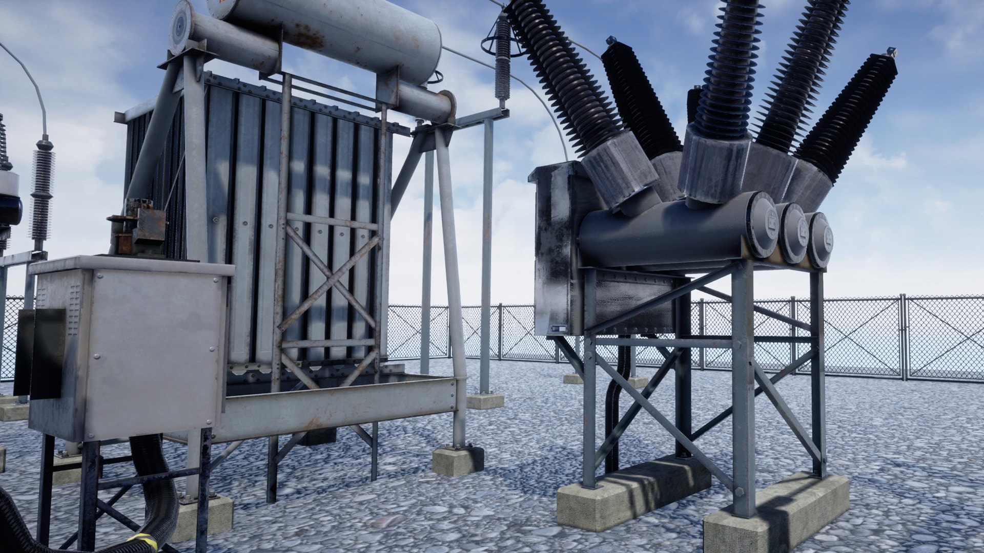 FREE - Asset - 4.26 - 4.27 - Electric Substation | Unreal Asset