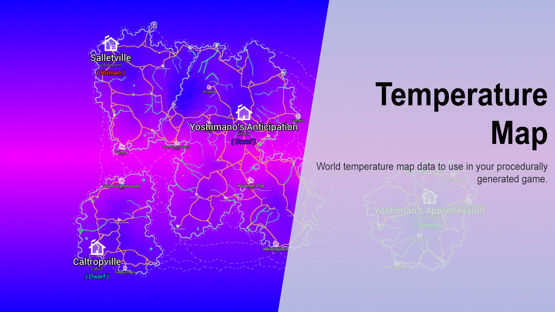 Fantasy Map Generator 2D in Code Plugins - UE Marketplace