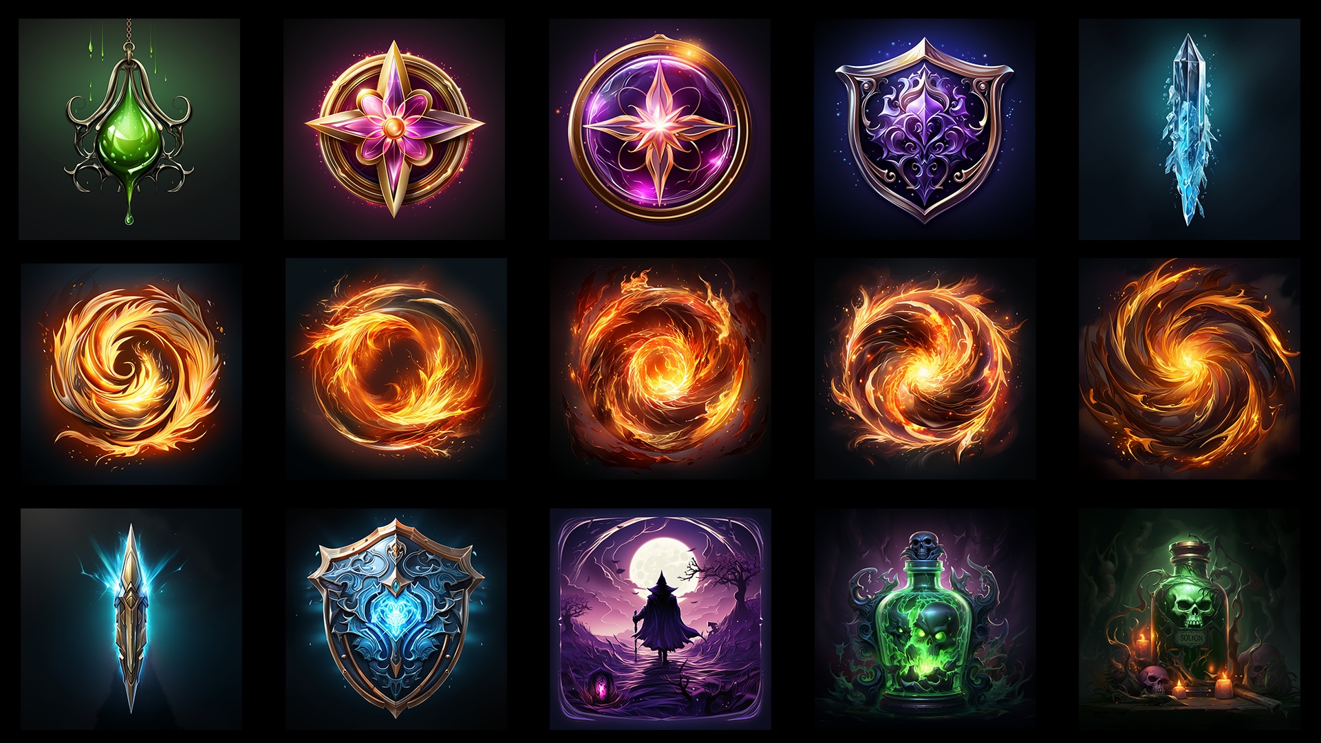 Magic Spells in 2D Assets - UE Marketplace