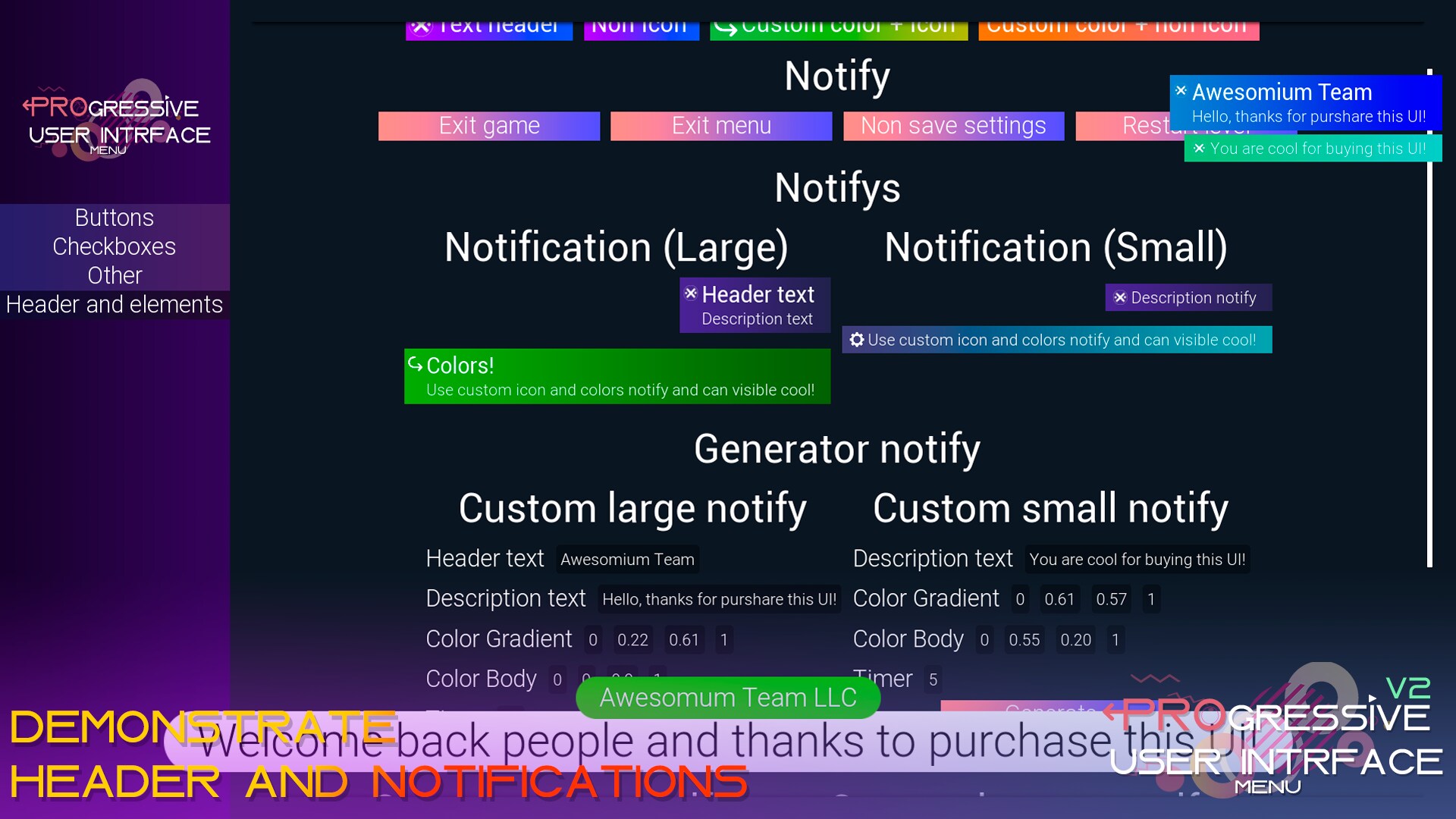 Progressive UI in Blueprints - UE Marketplace