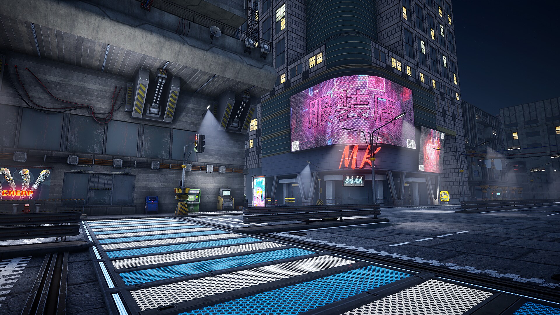 Cyberpunk City In Environments Ue Marketplace 