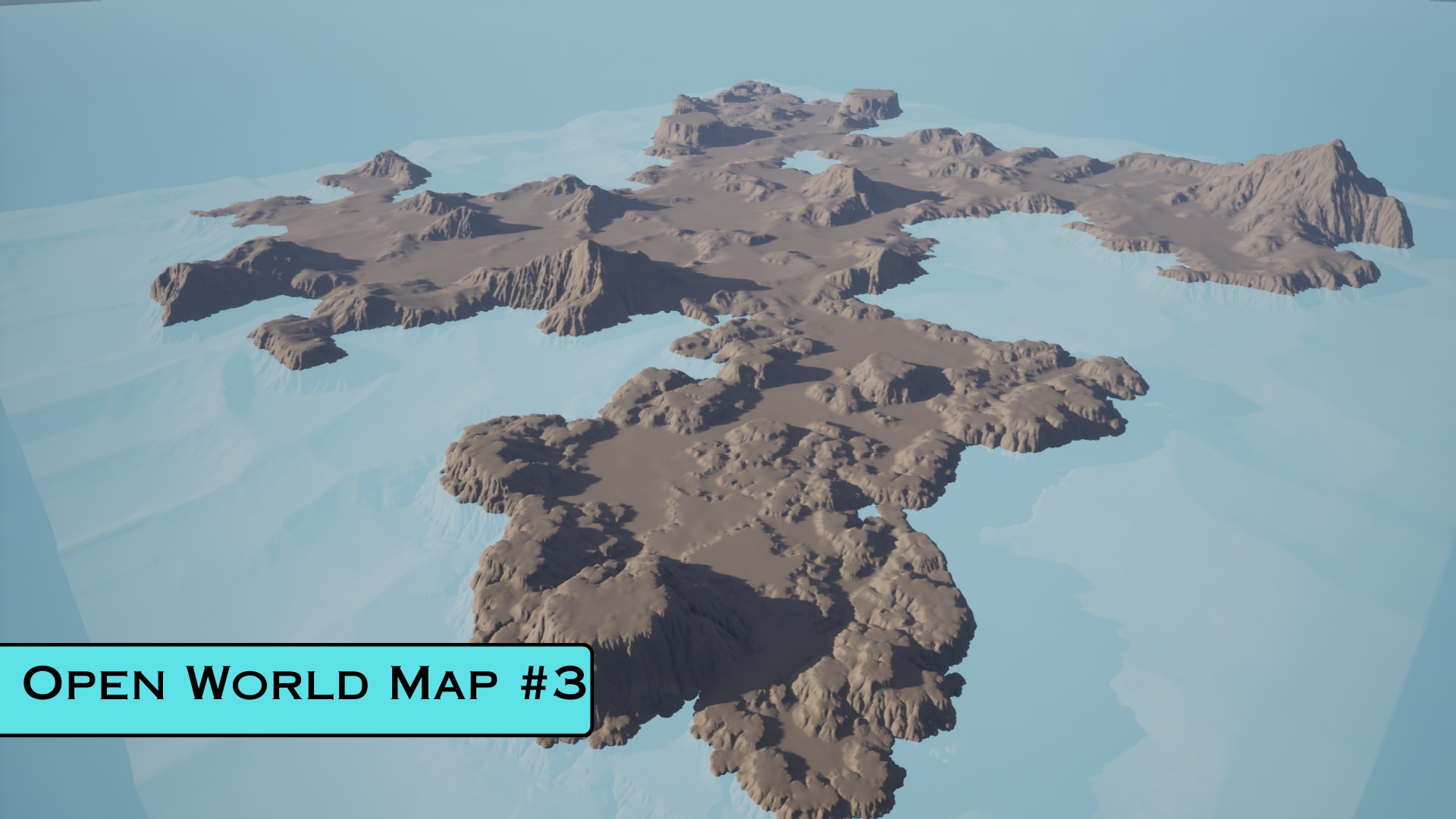 在贴图创建的Open World Heightmaps - 虚幻引擎商城