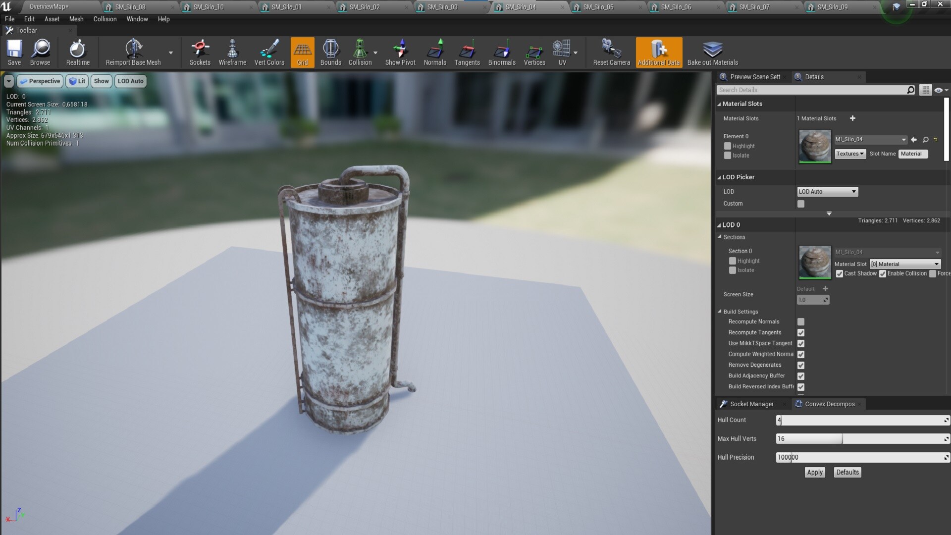 Silo Package in Props - UE Marketplace