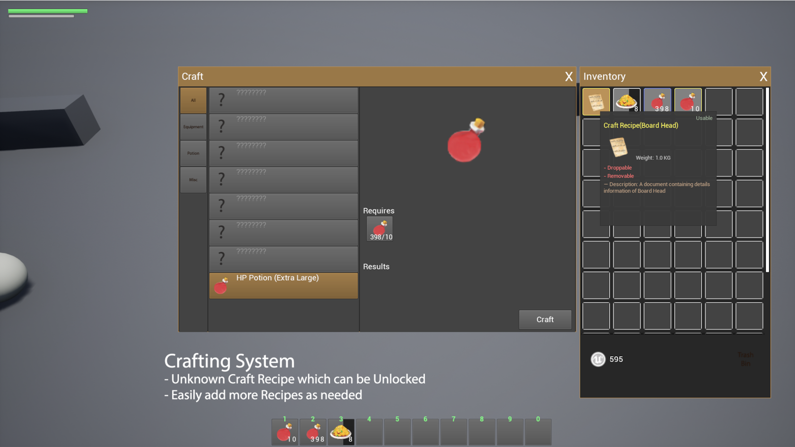 RPG Inventory System With Enhancement in Blueprints - UE Marketplace