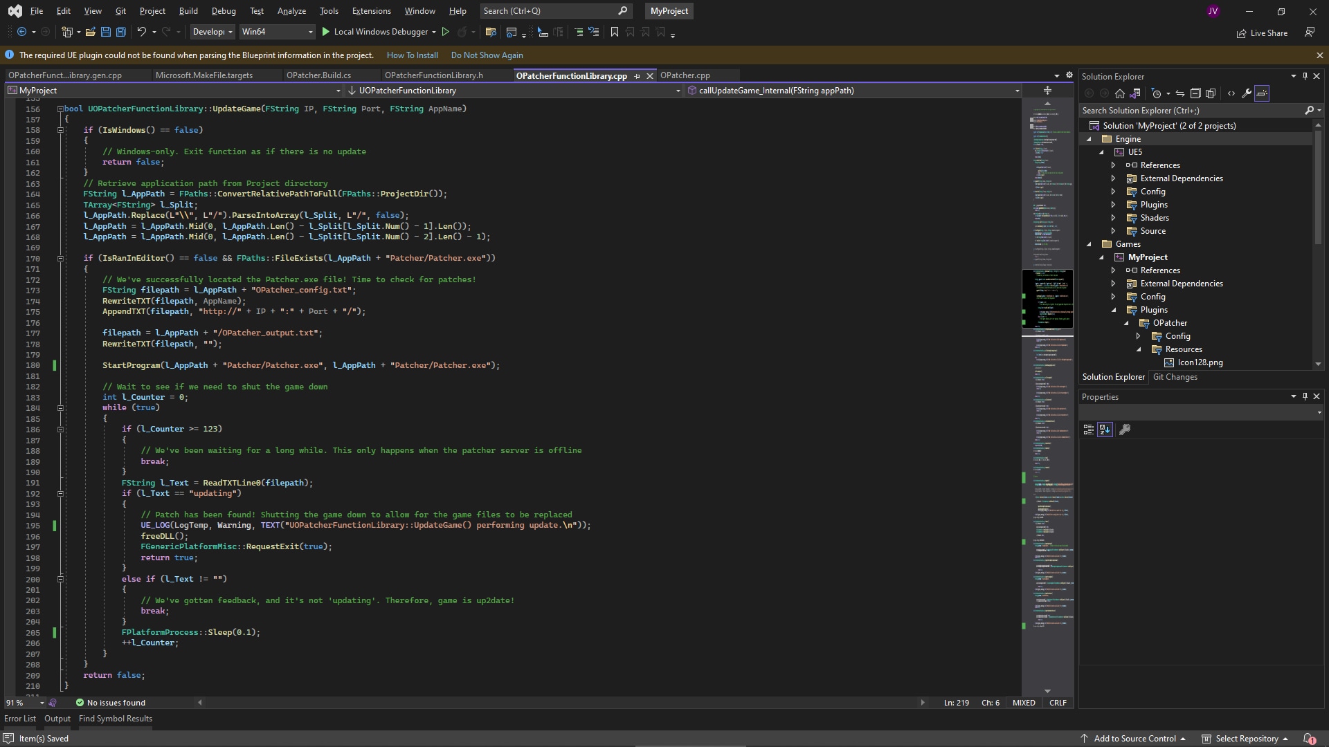 Automatic game updater / patcher for pre-launch in Code Plugins - UE ...