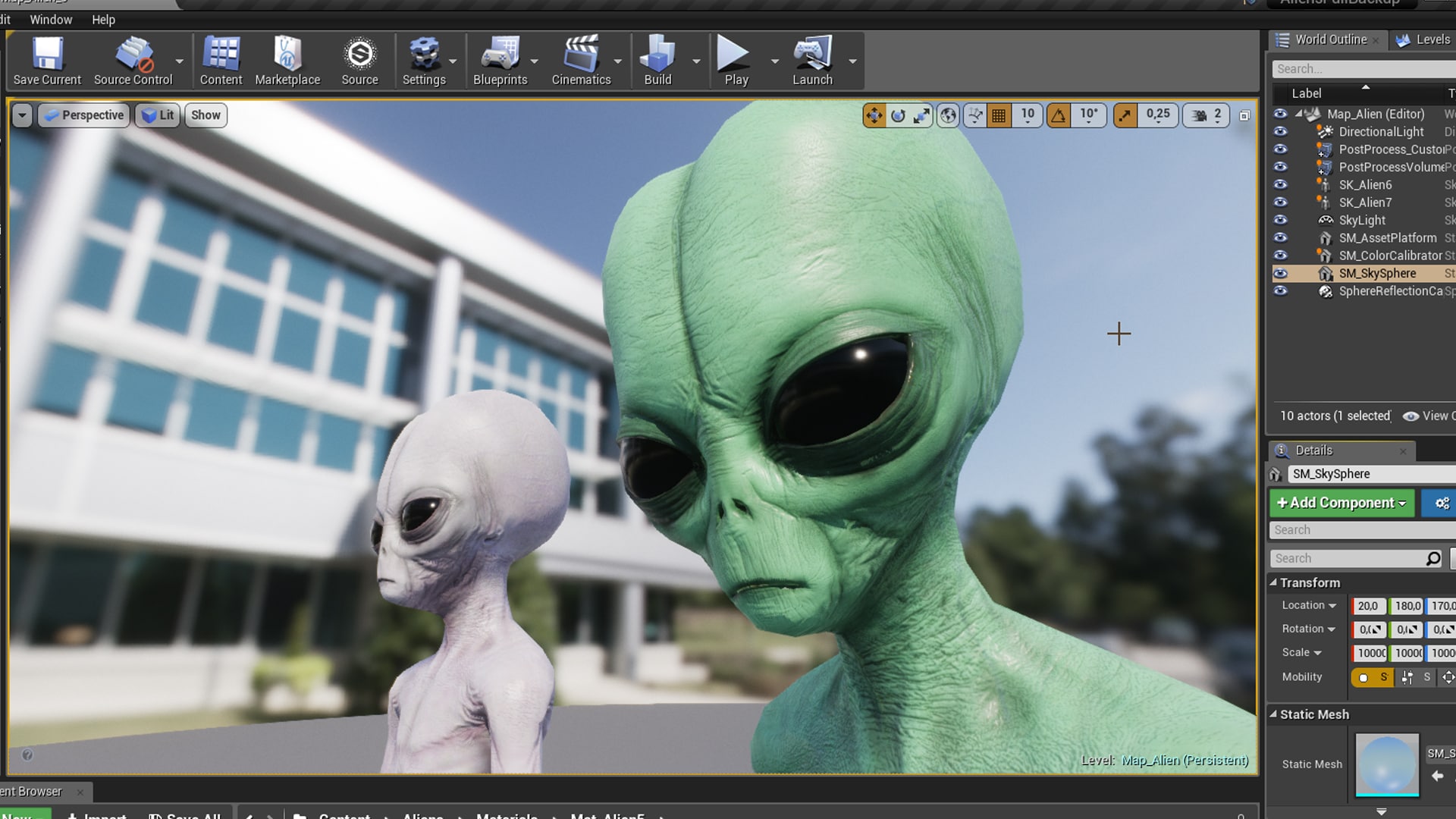 Realistic Alien 5 in Characters - UE Marketplace