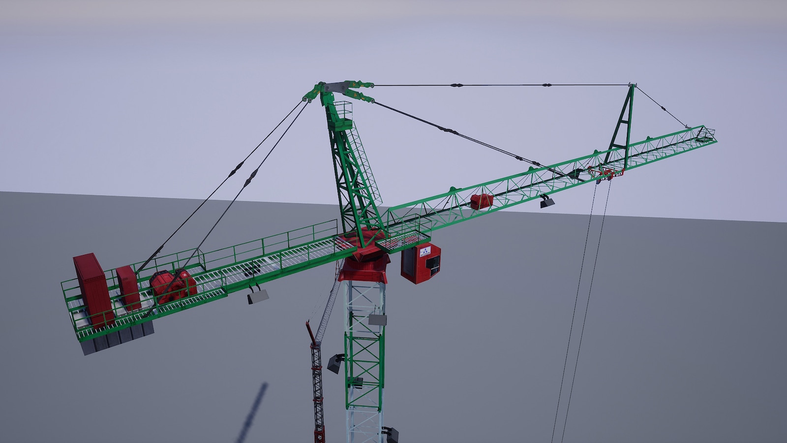 Tower Crane Set in Props - UE Marketplace