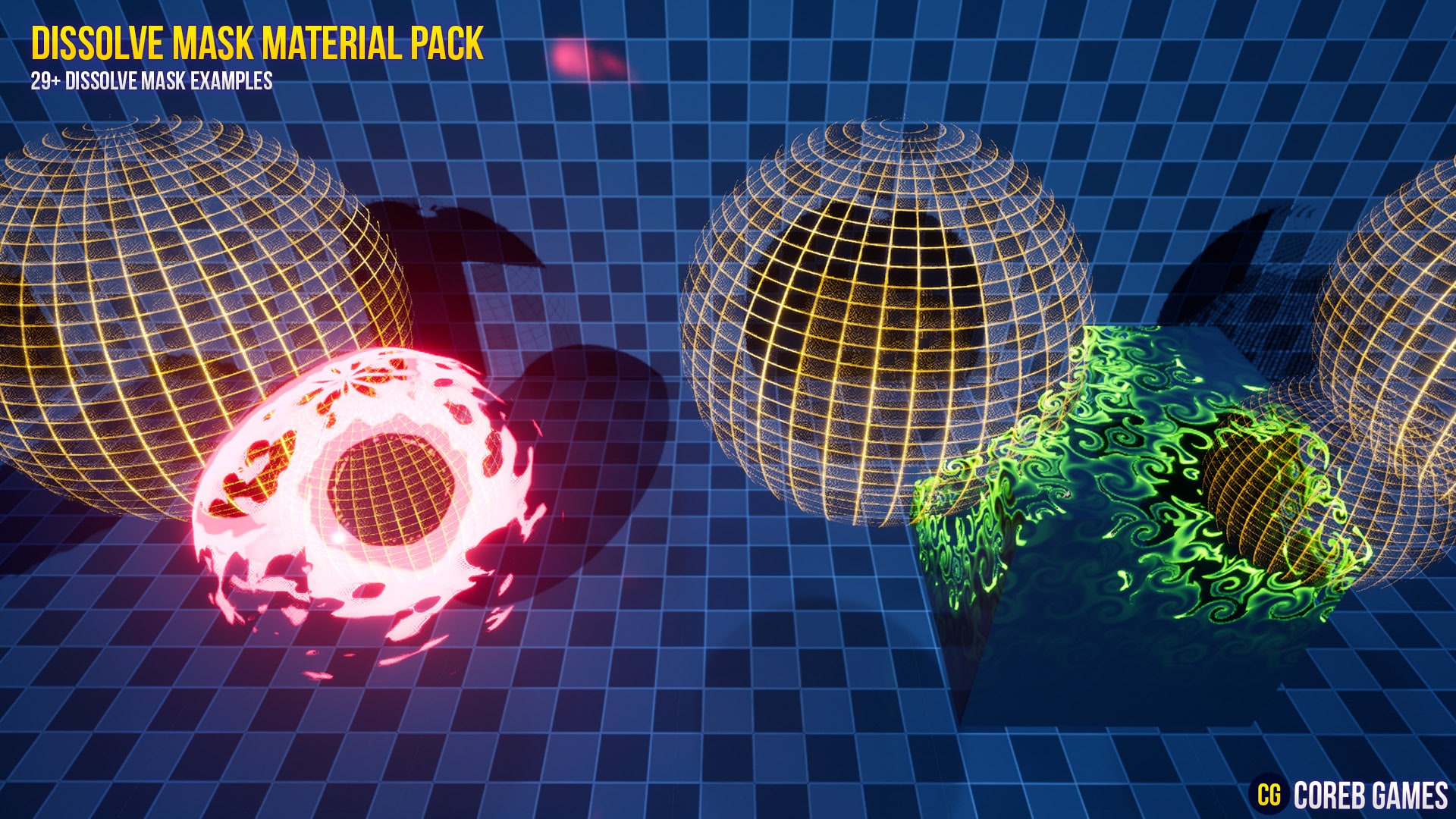 Dissolve Mask Material Pack In Materials Ue Marketplace