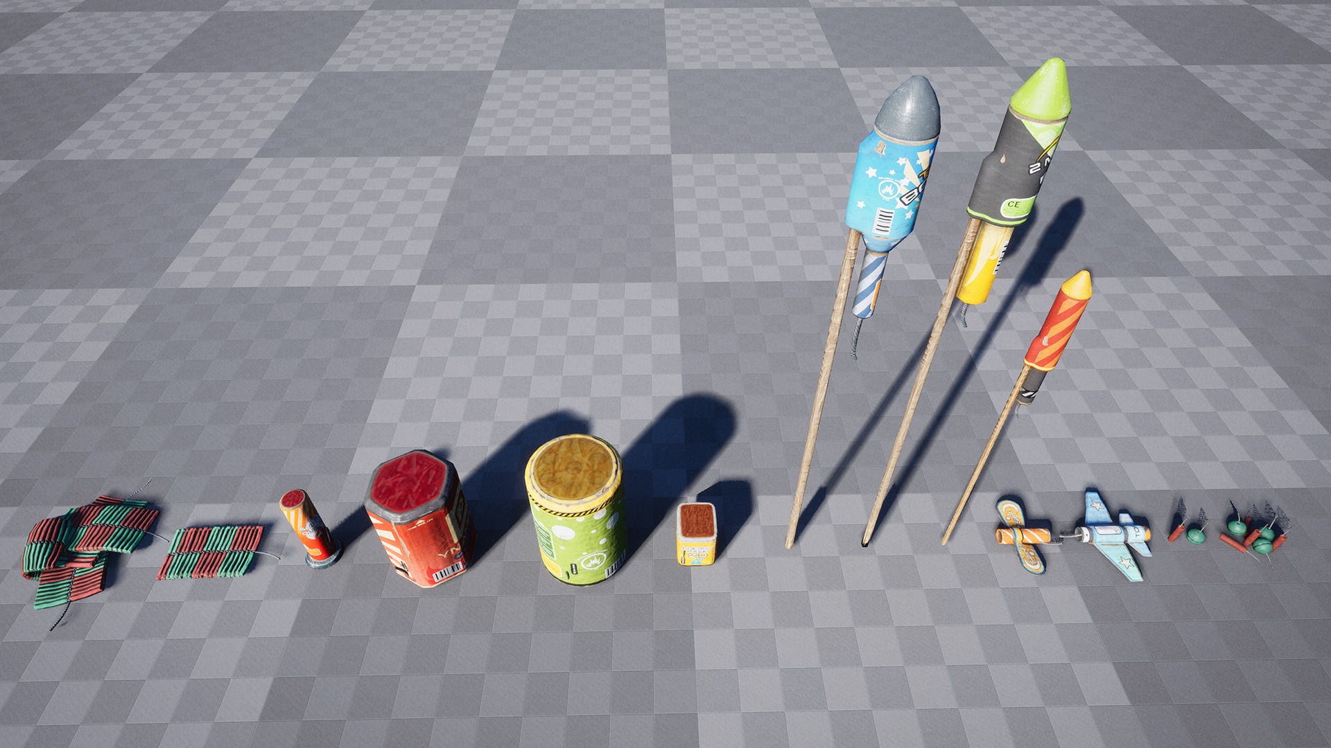 Fireworks Prop Pack in Props - UE Marketplace