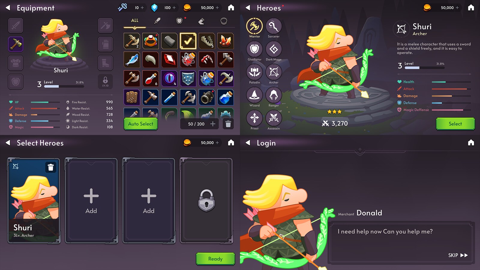 GUI PRO Kit - Fantasy RPG in 2D Assets - UE Marketplace