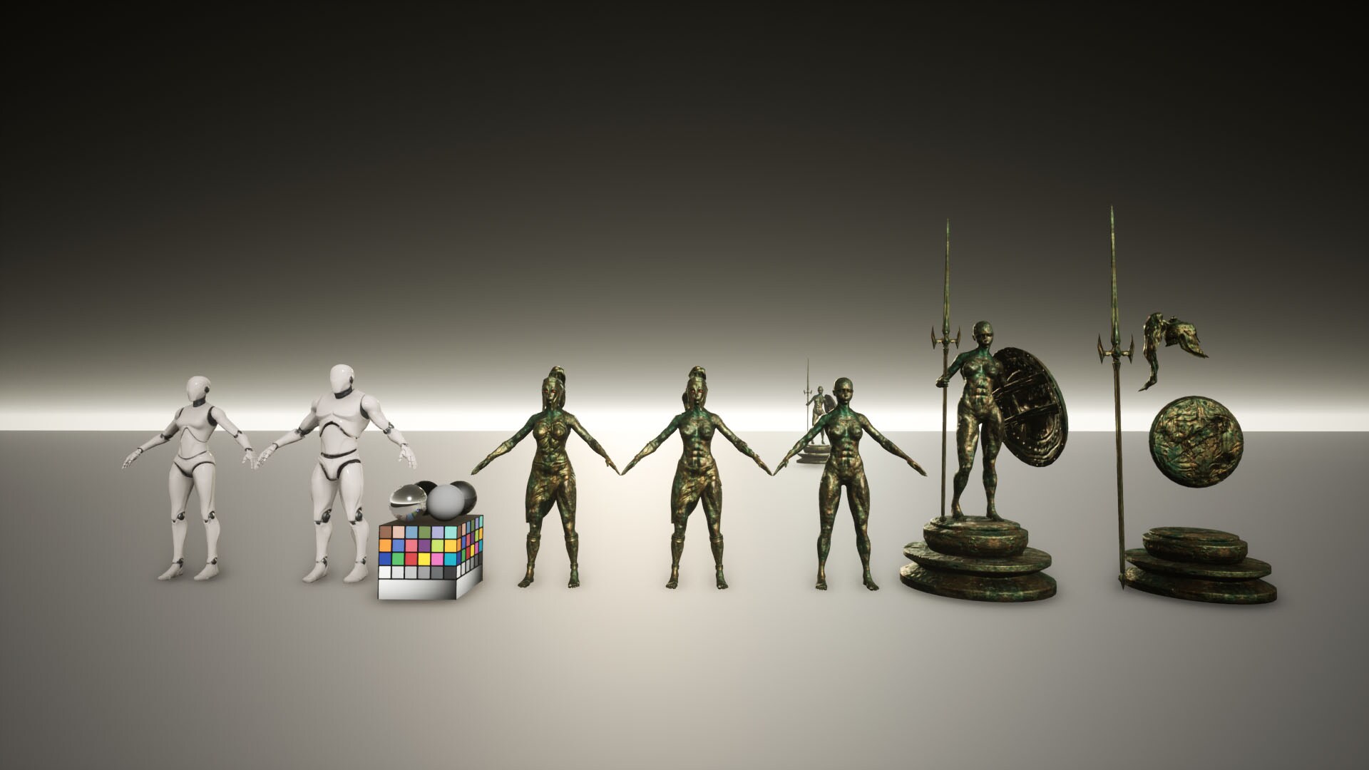 Ancient Bronze Statues v1 - Athena (Basic Version), 카테고리 캐릭터 - UE 마켓플레이스