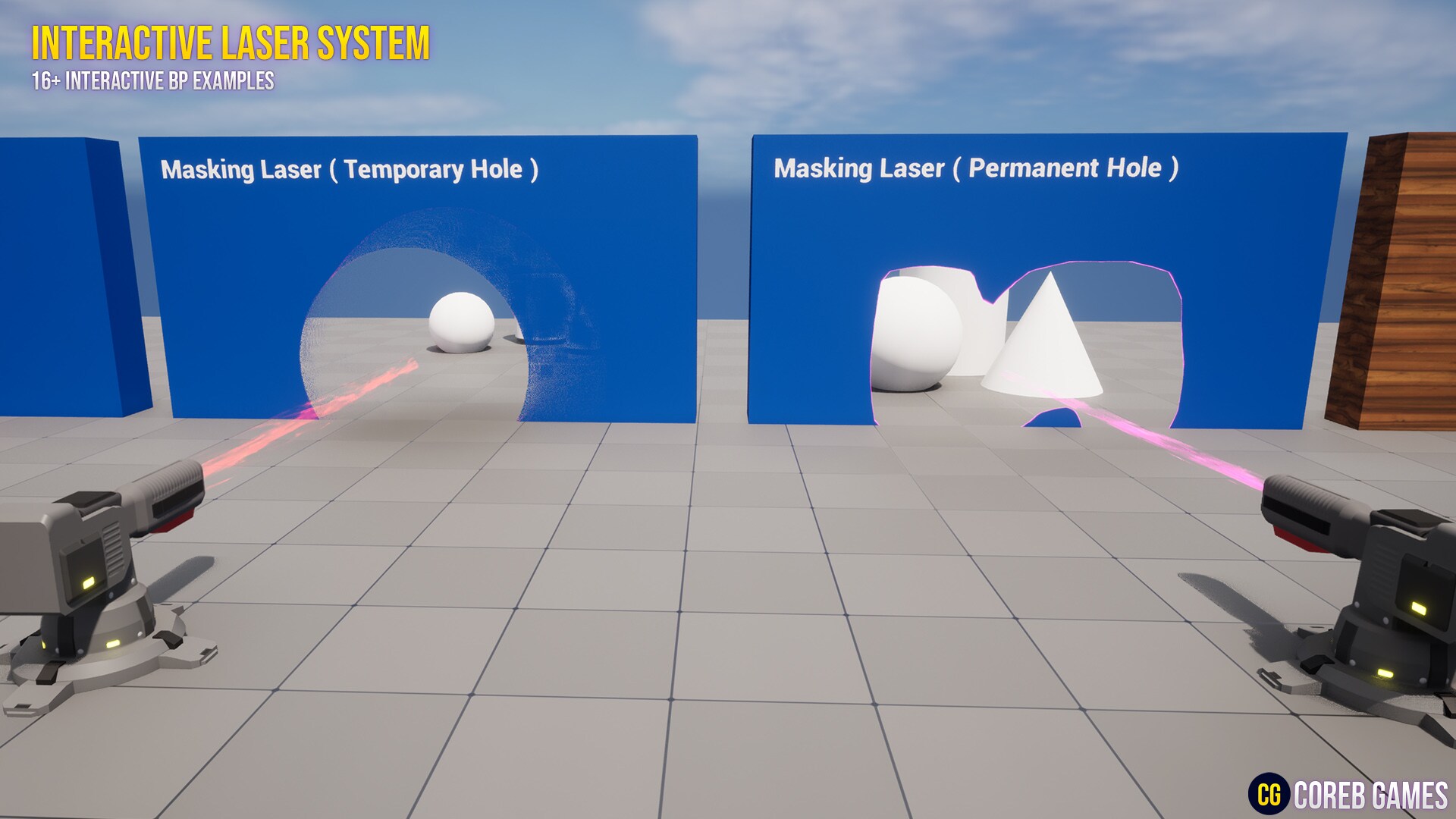 Interactive Laser System, 카테고리 블루프린트 - UE 마켓플레이스