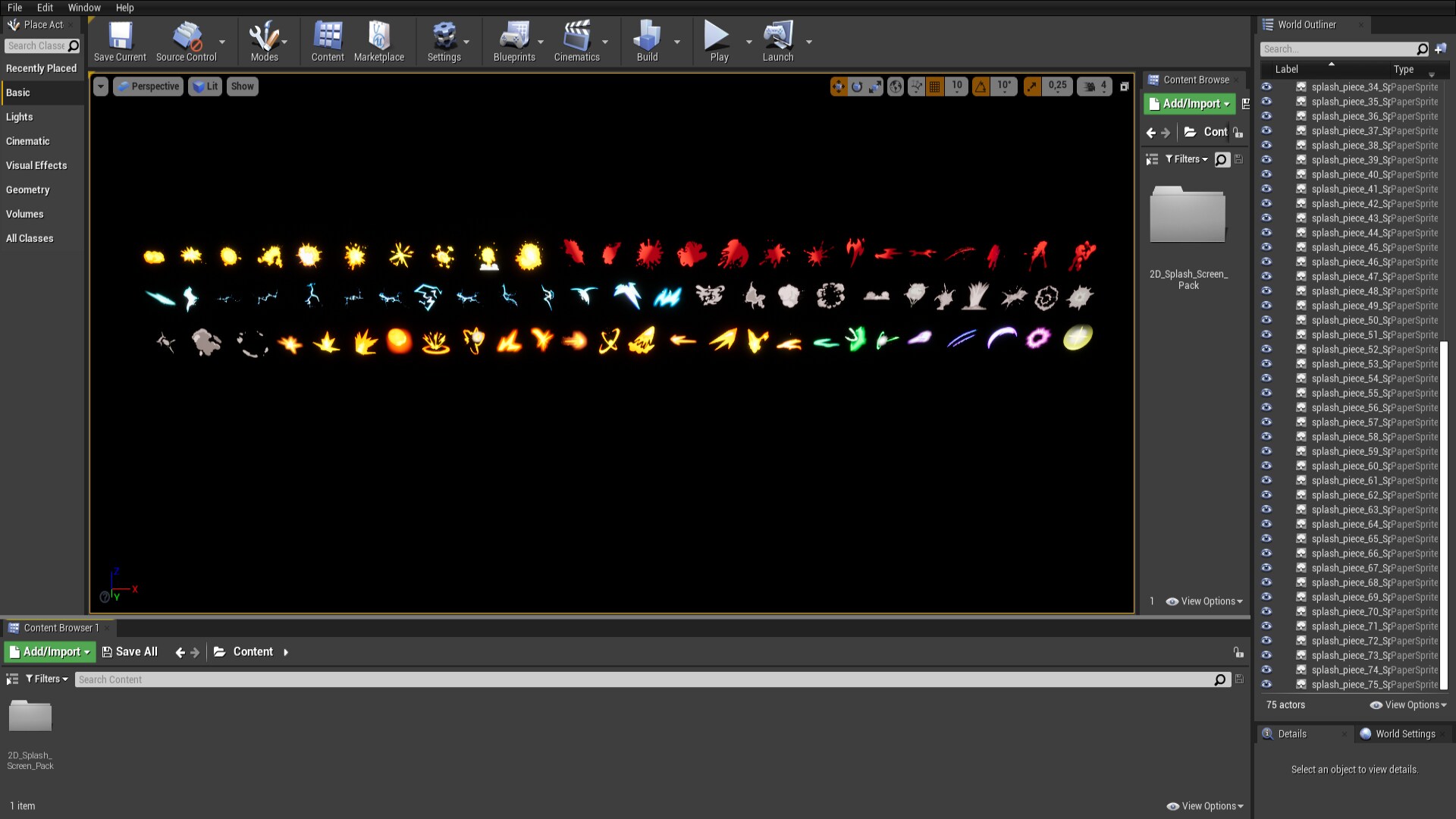 2D Splash Screen Pack in 2D Assets - UE Marketplace