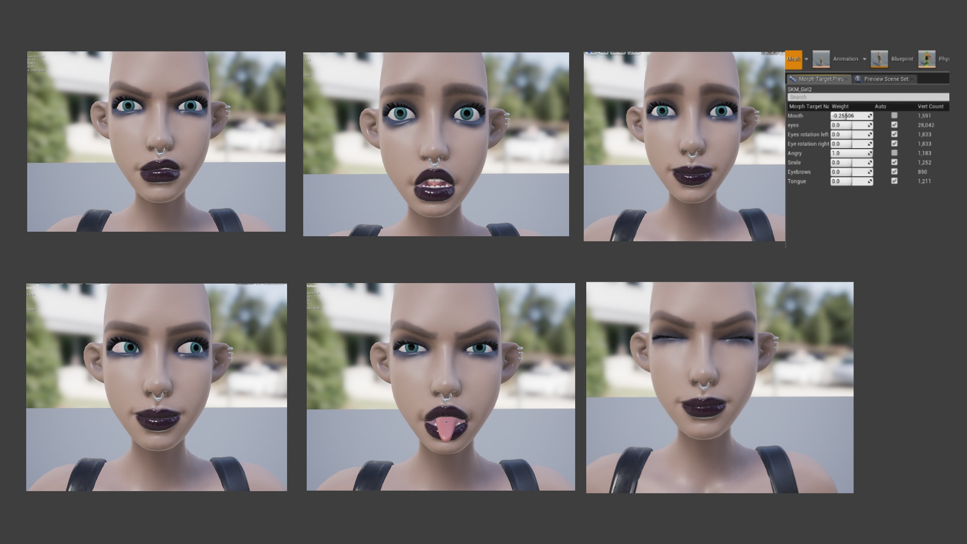 Customizable Subculture Girl in Characters - UE Marketplace