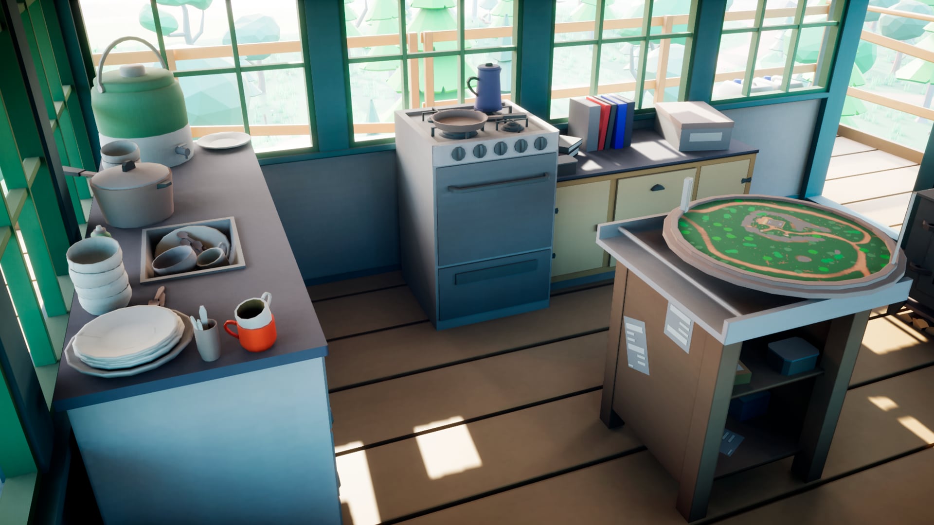 Lookout Tower Low Poly in Environments - UE Marketplace