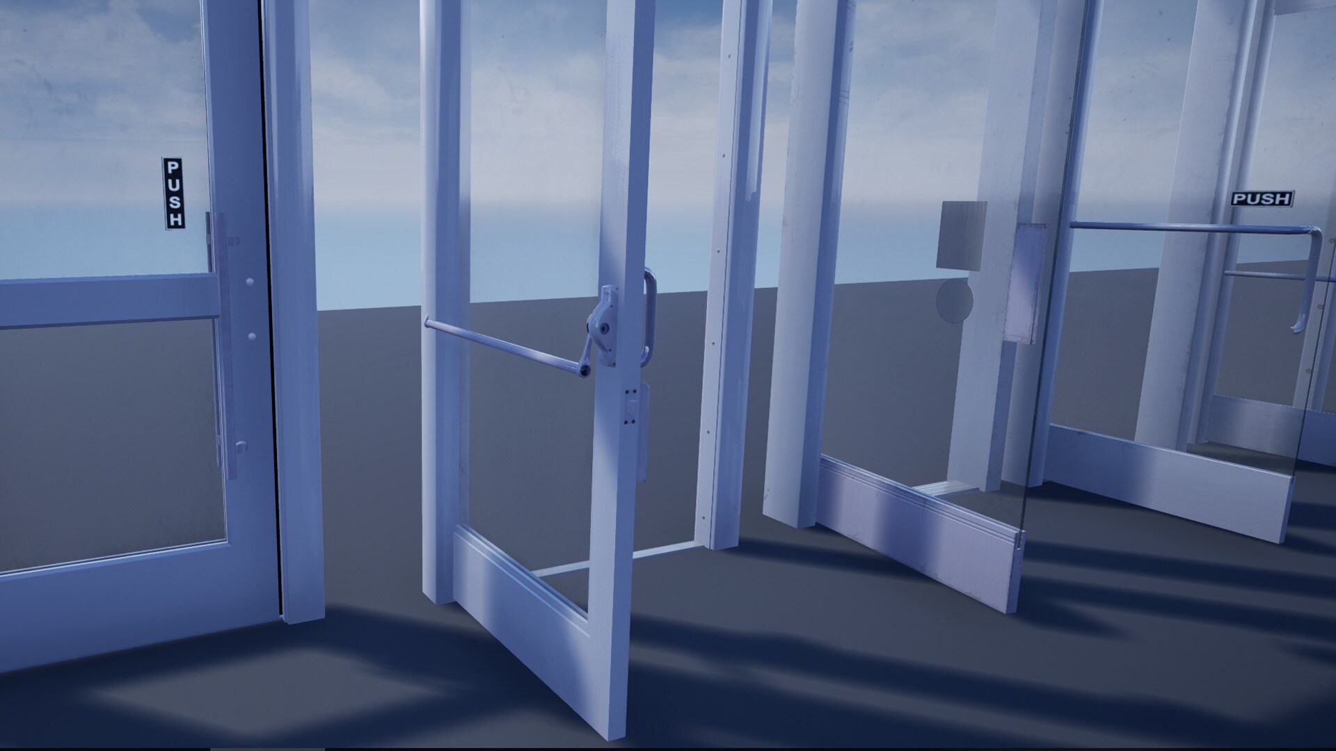 Commercial Glass Doors in Props - UE Marketplace