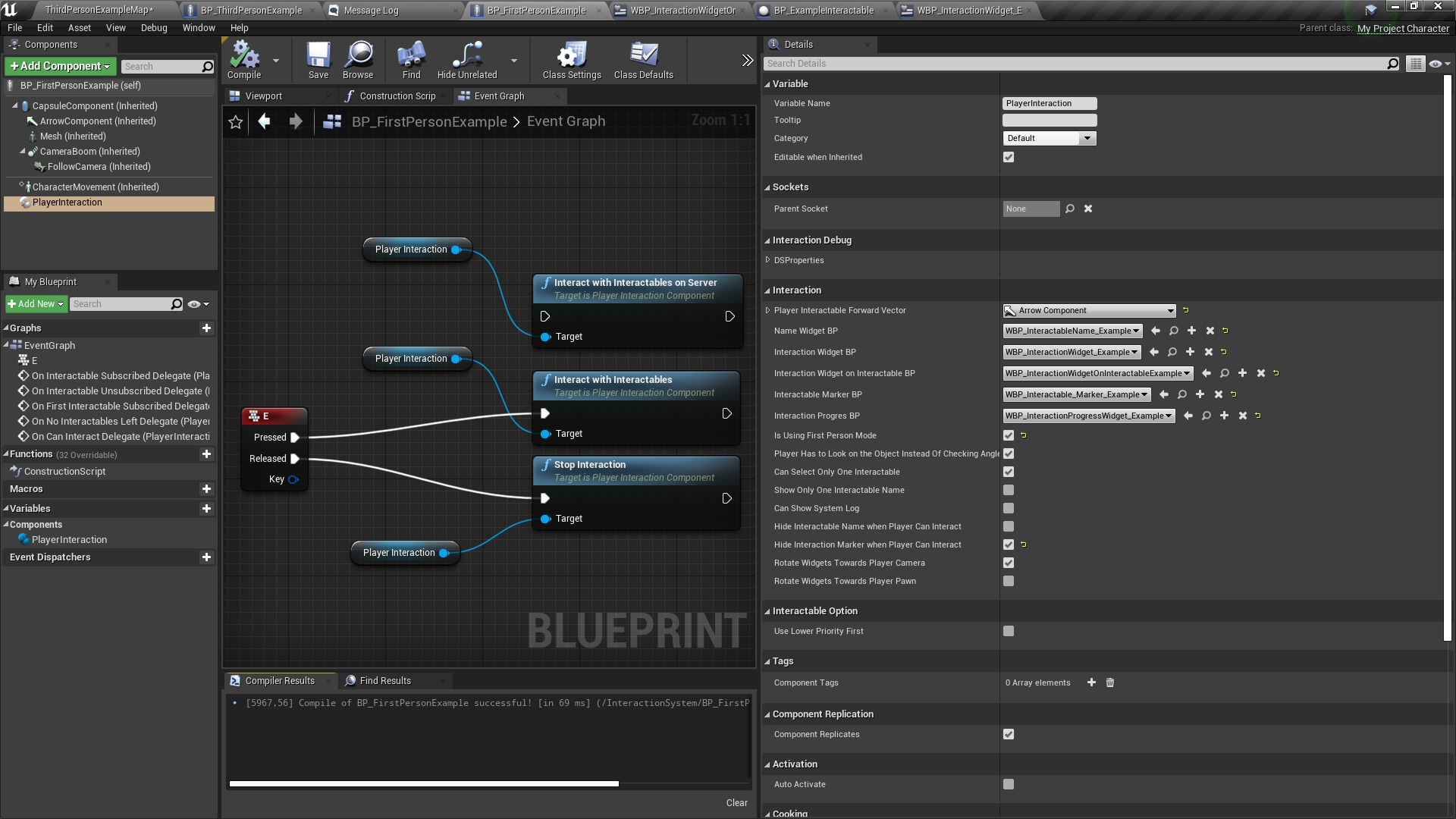 Multi/Single Interaction System in Code Plugins - UE Marketplace
