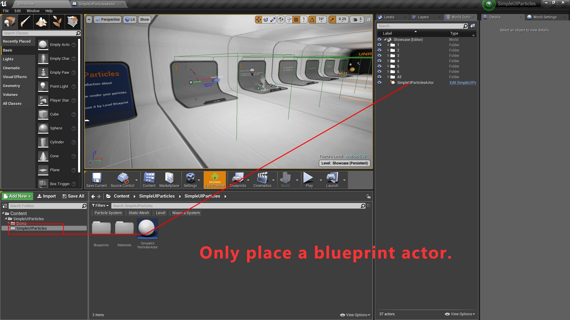 SimpleUIParticles in Blueprints - UE Marketplace