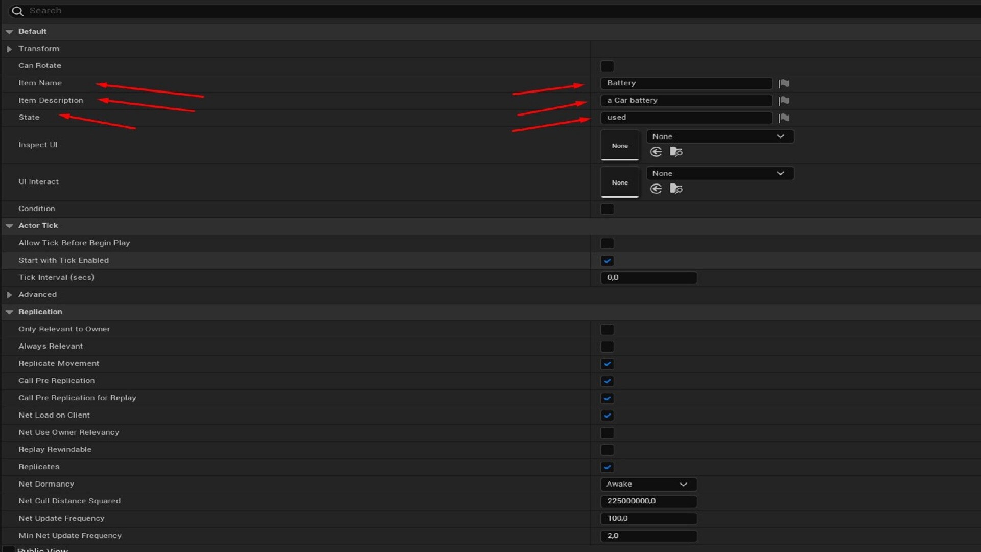 Item Inspect System in Blueprints - UE Marketplace