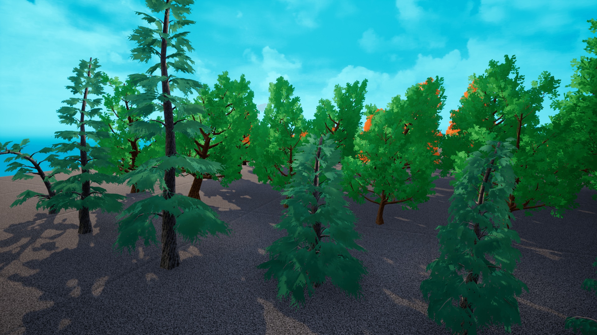 100 Stylized Trees in Props - UE Marketplace