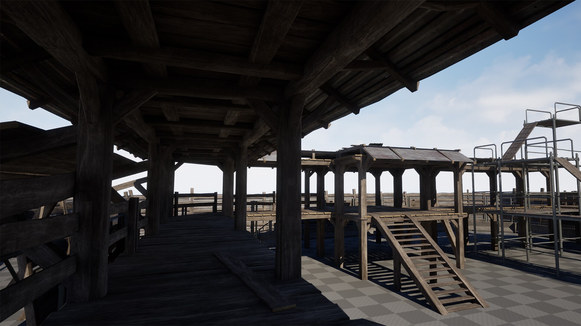 Modular Post-Apocalyptic Base/Outpost in Props - UE Marketplace